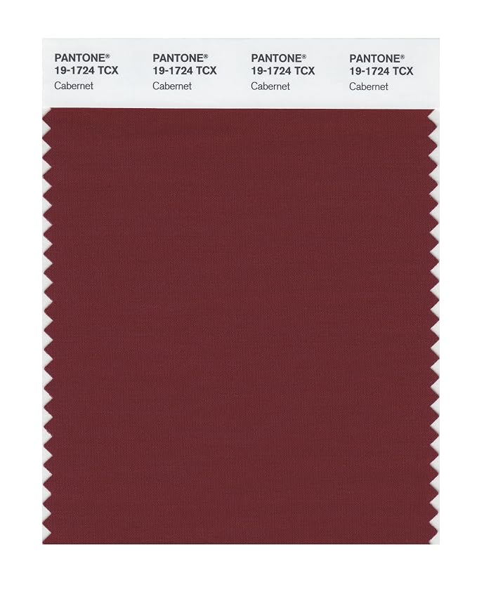 Pantone 19-1724 TCX Smart Color Swatch Card, Cabernet : Amazon.in: Home ...