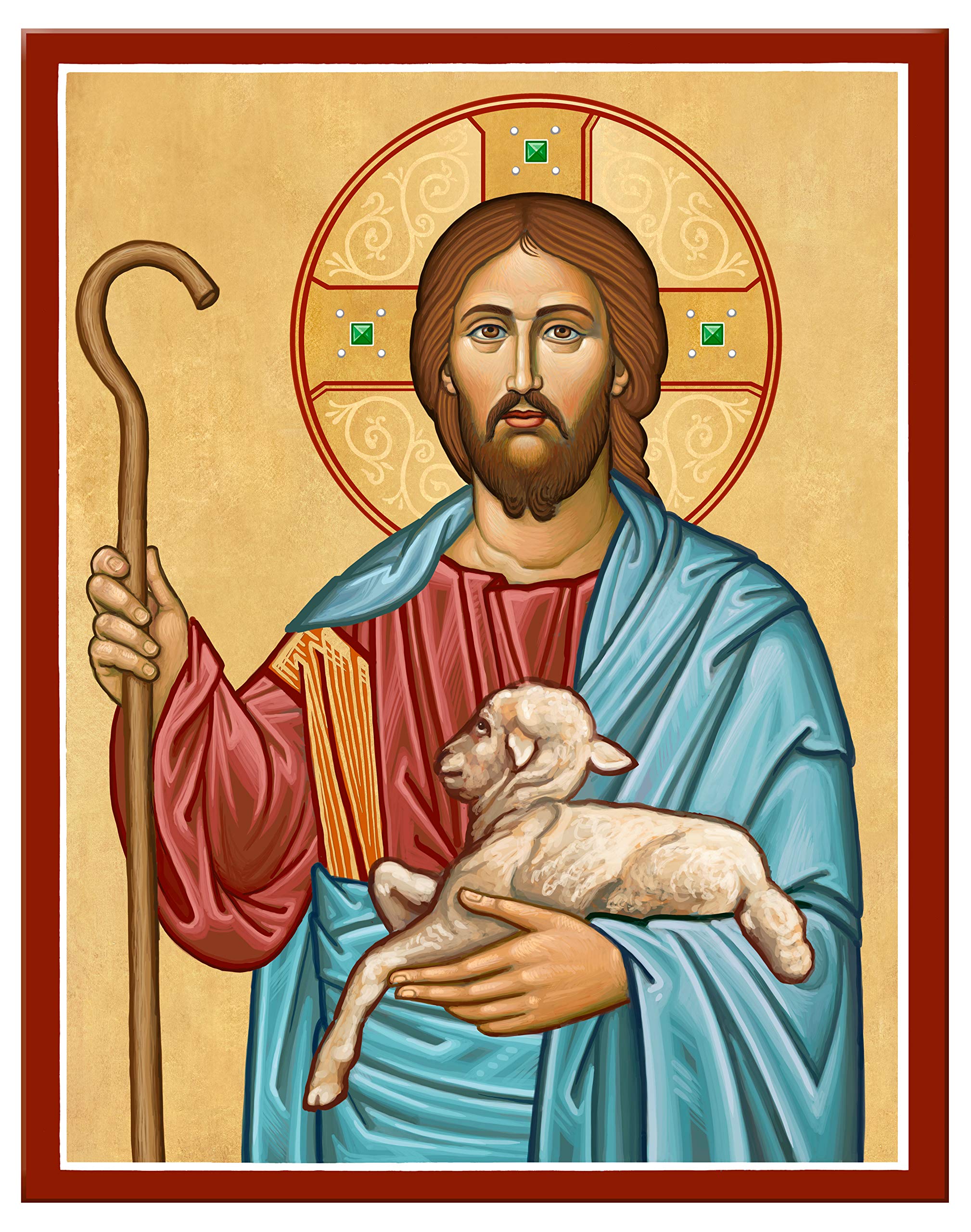 Buy Monastery Icons Christ “I am The Good Shepherd” ed Plaque Icon ...