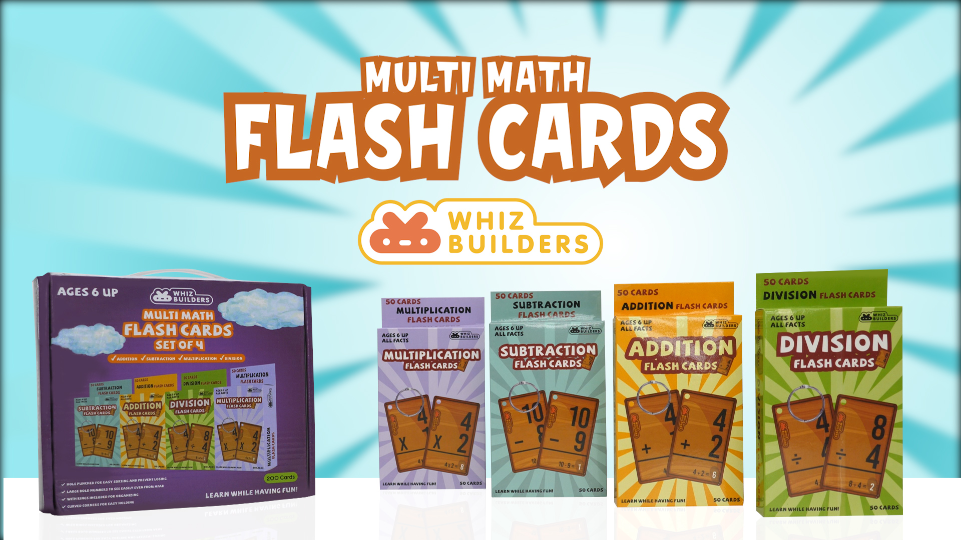 Watch Multi Math Flash Cards Feature on Amazon Live