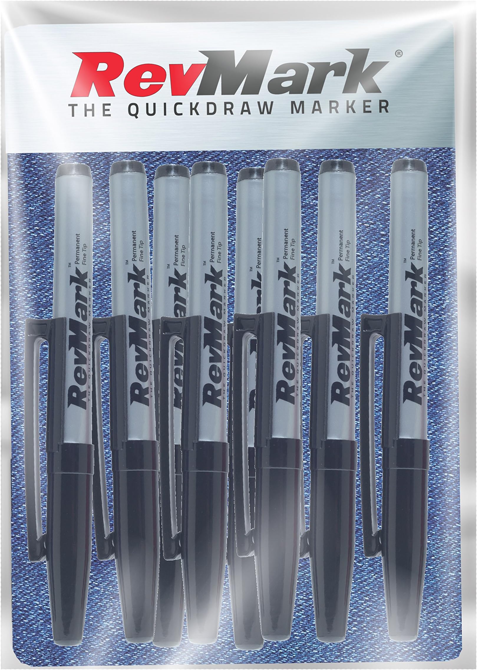 Amazon.com : RevMark Industrial Marker - Black Permanent Ink - Standard ...