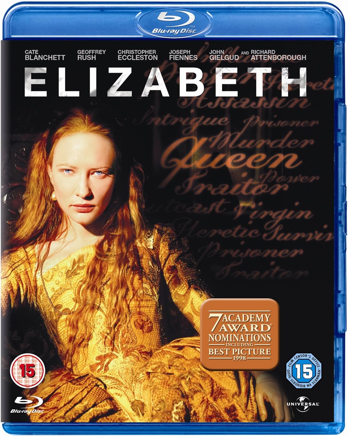 Elizabeth: Amazon.co.uk: Cate Blanchett, Geoffrey Rush, Richard ...