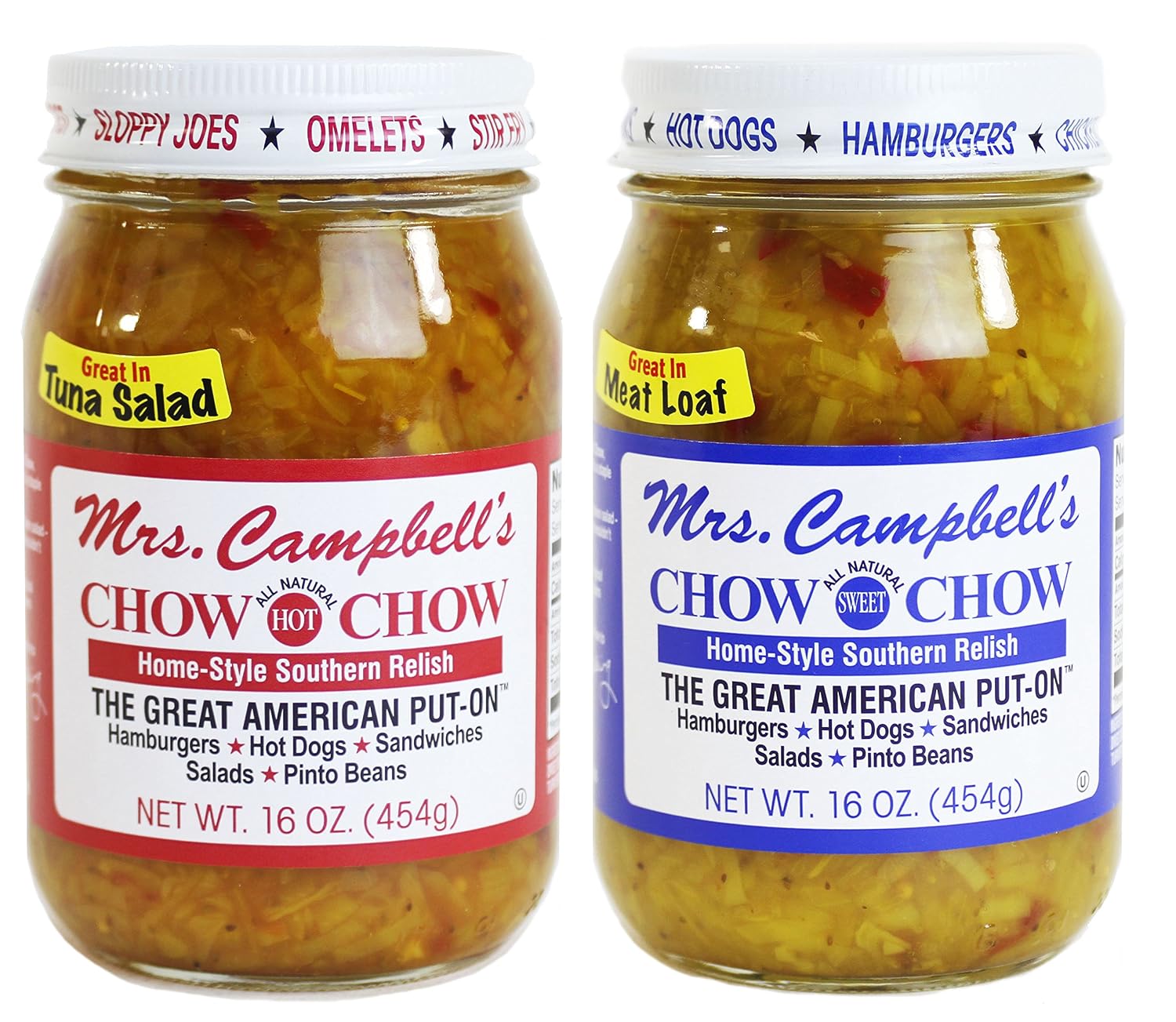 Amazon.com : GOLDING FARMS 2 Pack - Mrs. Campbell's Chow Chow - One ...
