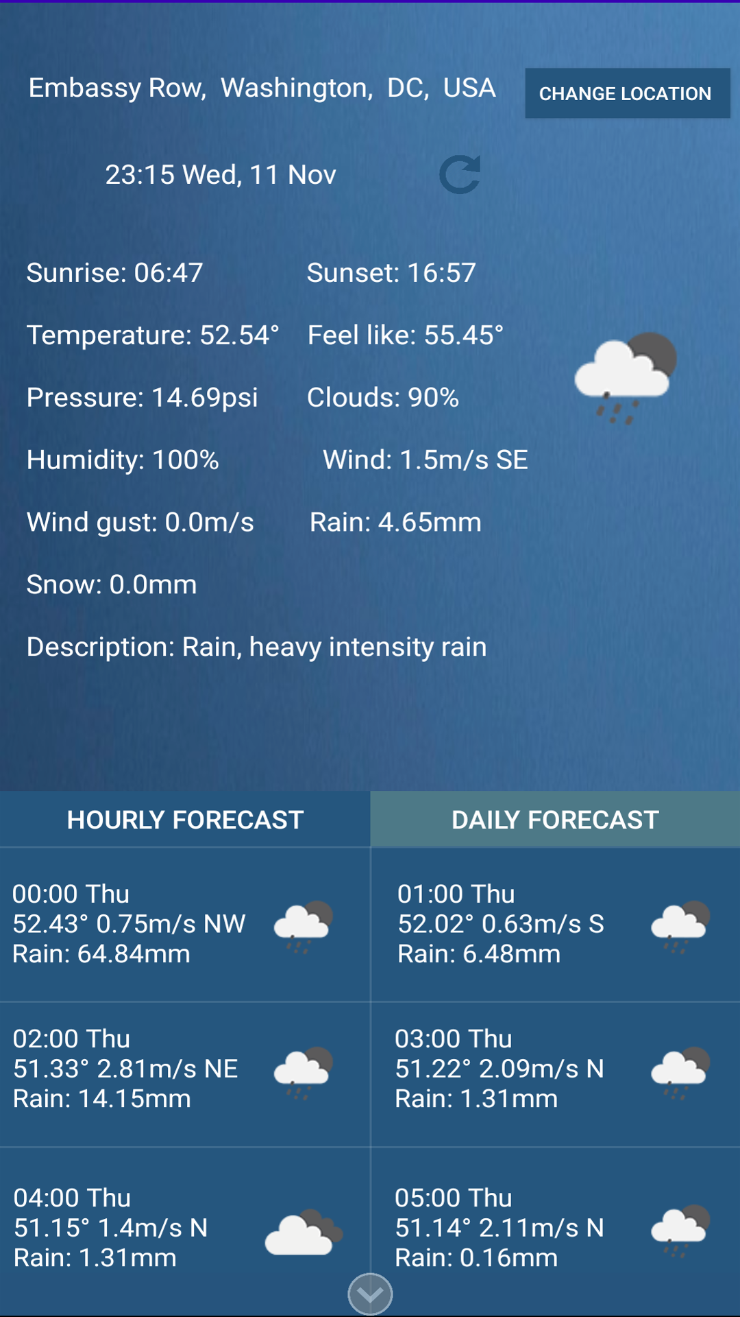 Eweather -Realtime weather forecast - App on Amazon Appstore