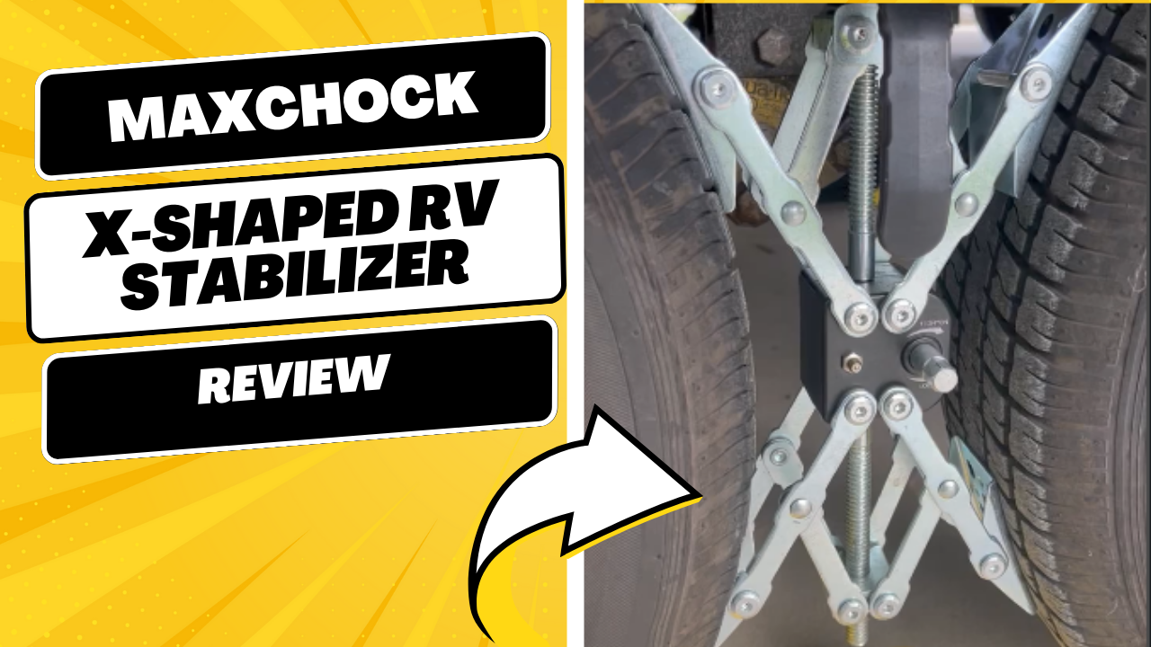Snapklik.com : Maxchock Wheel Chock X-Shaped Stabilizer