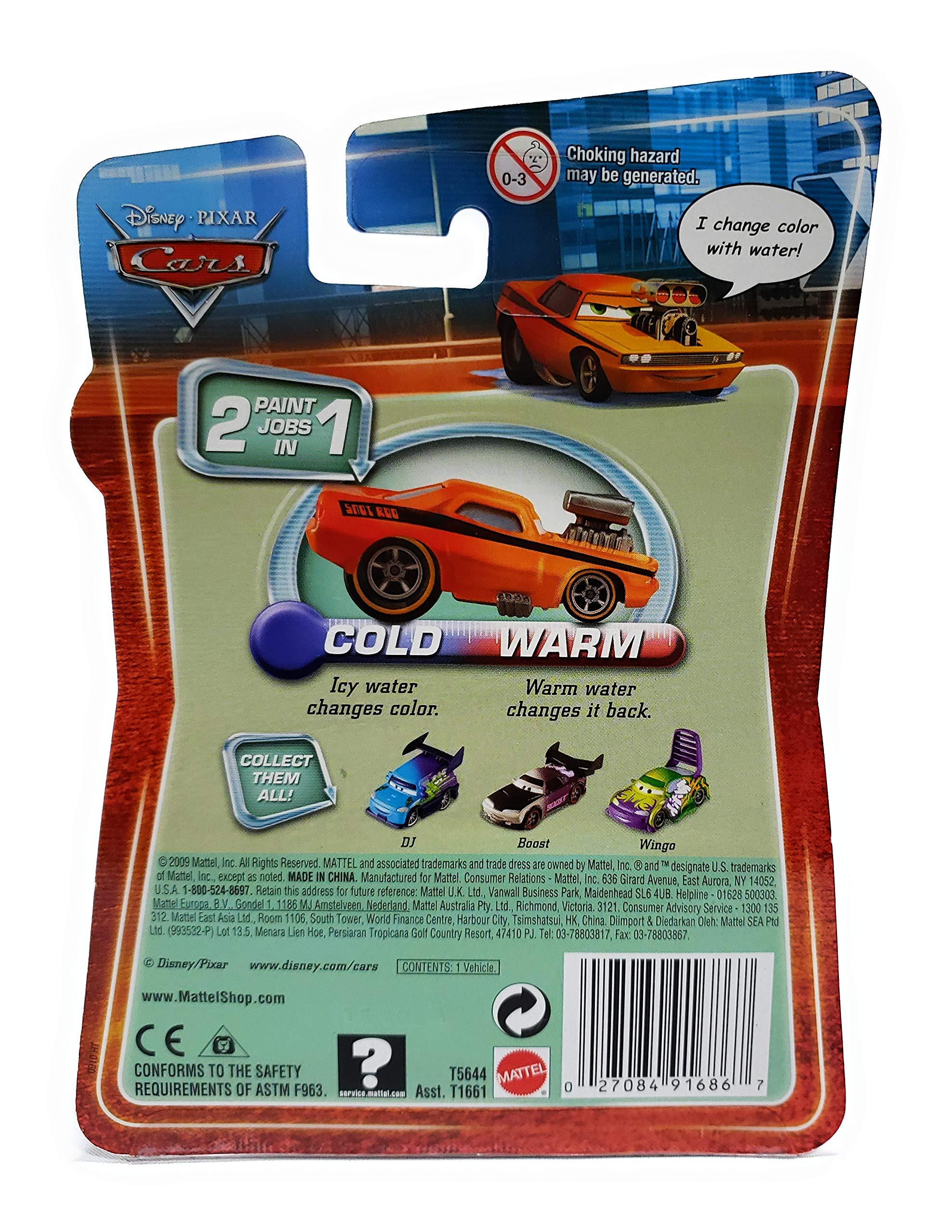 Disney / Pixar CARS Movie 155 Color Changers Snot Rod: Buy Online in ...