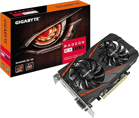 Amazon.com: Gigabyte Radeon RX 560 GAMING OC 4G REv2.0 (GV-RX560GAMING ...