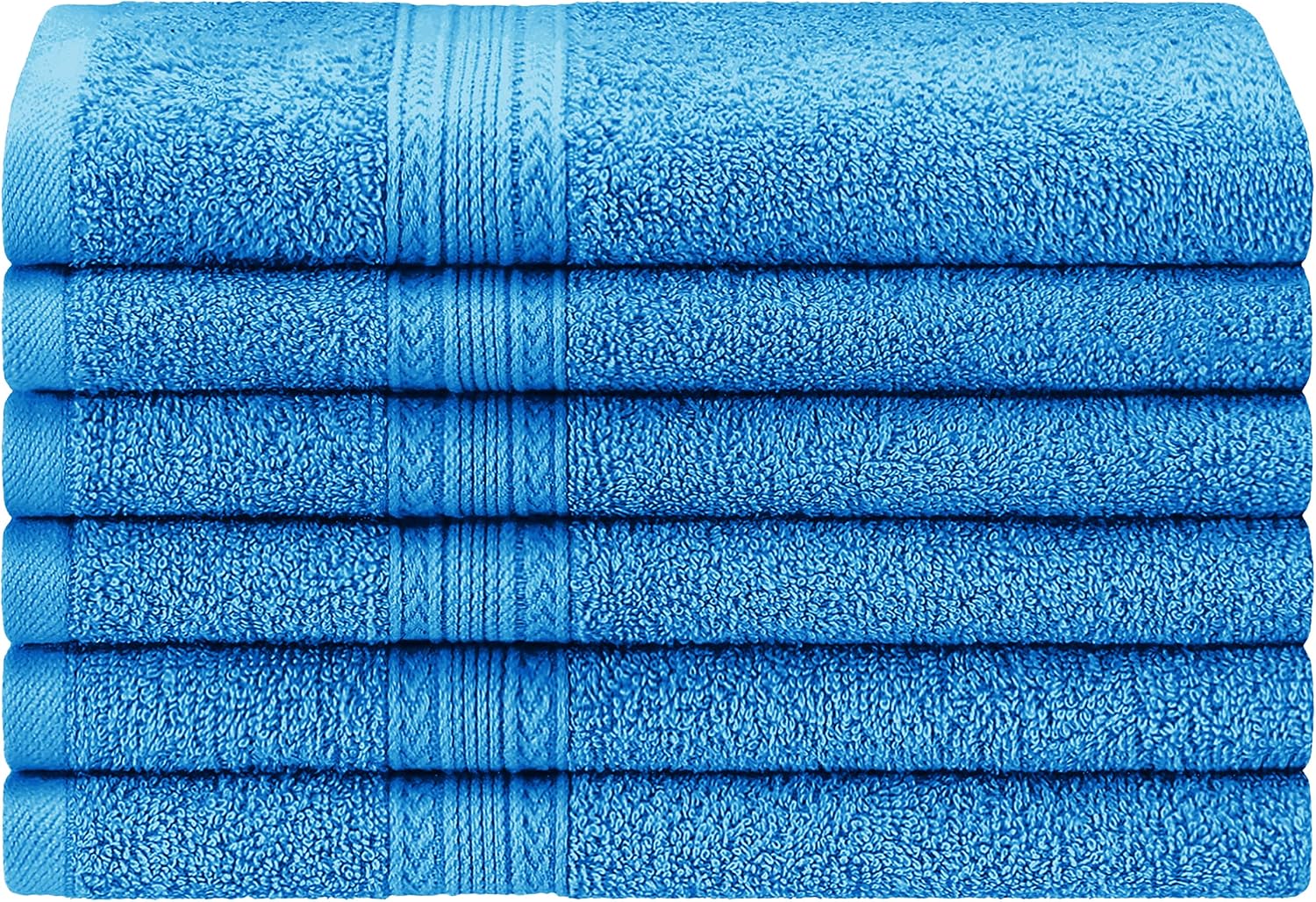 Amazon.com: Superior Eco-Friendly Cotton 6-Piece Hand Towel Set, Small ...