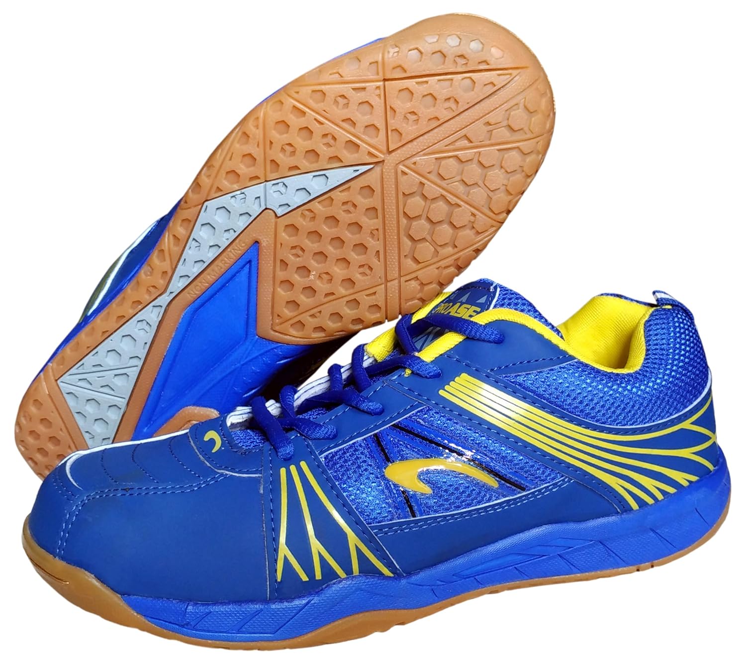 Proase BG 004 Non Marking Badminton Shoes - Blue (Size 7 UK) : Amazon ...