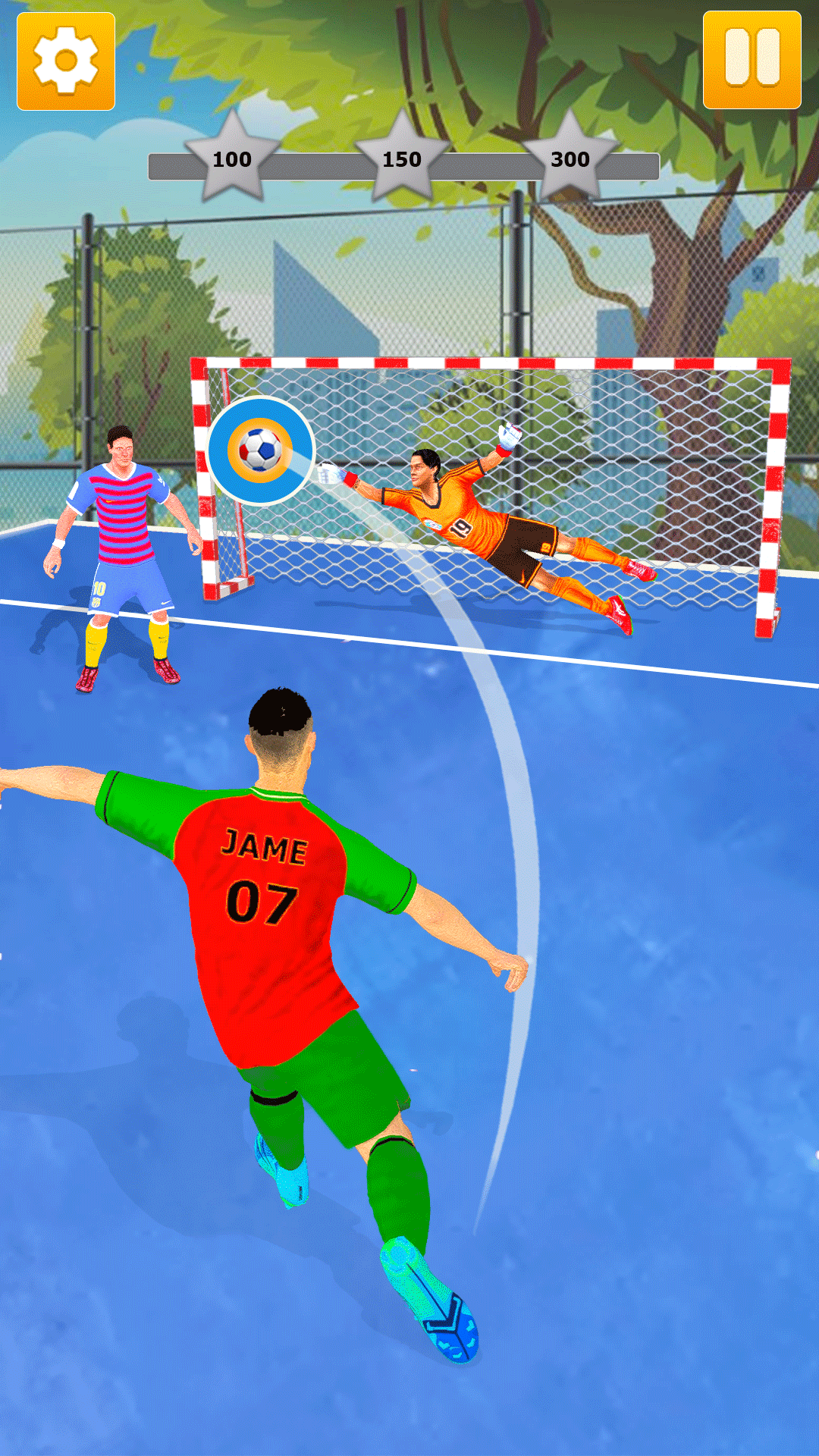 Street futbol Soccer 3d Football Games: Futsal Game 2025, Penalty kick ...