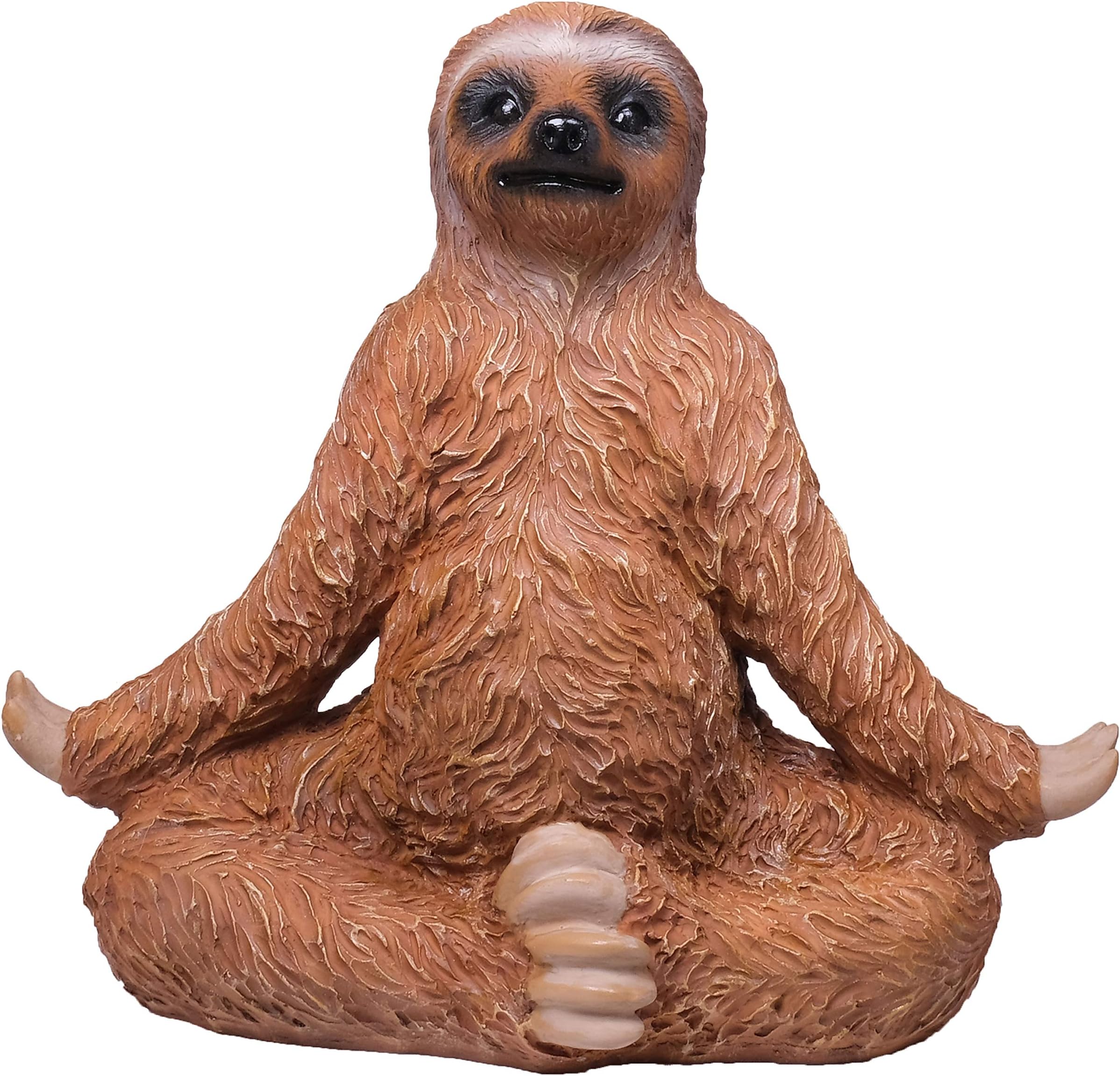 Amazon.com: Bella Haus Design Meditating Sloth Garden Statue | 10” h ...