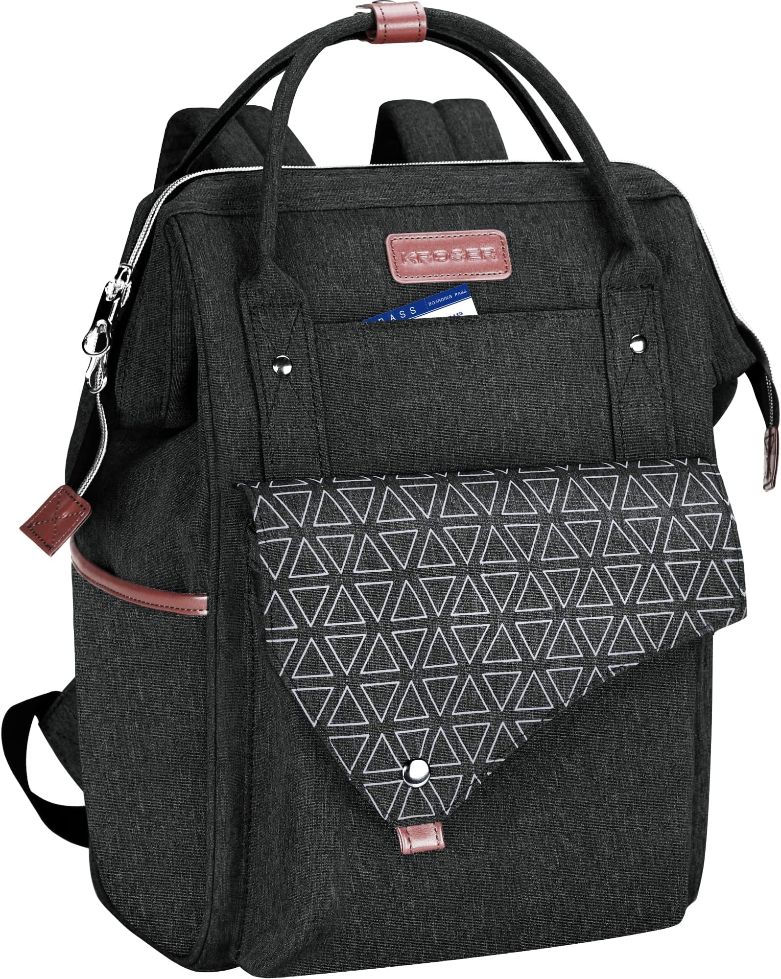 KROSER Laptop Backpack 15.6 Inch Stylish Computer Backpack with USB ...