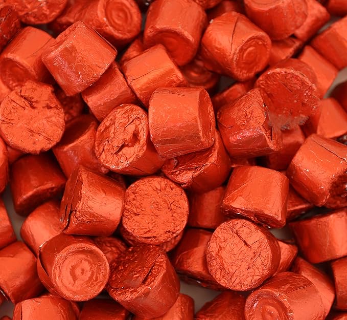 Amazon.com: Chewy Caramels Milk Chocolate Candy, Red Foil Wrapped (2 ...