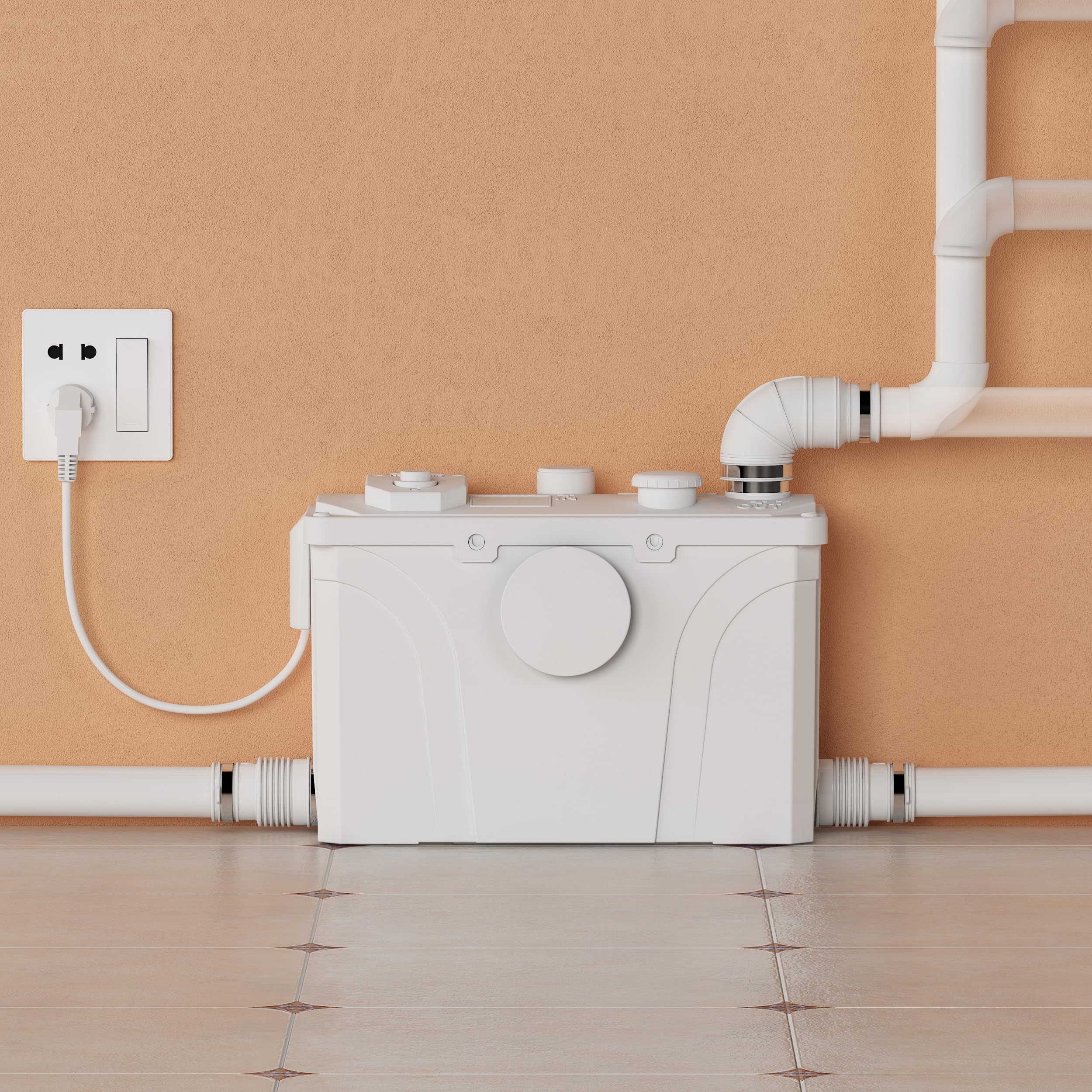 9 Best Macerator Pump For Basement Bathroom | 23ft Lift 4-Inlet