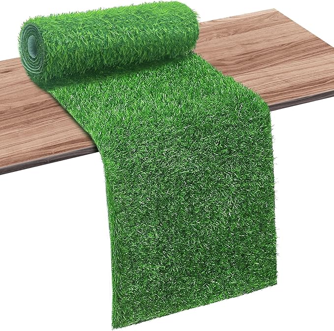 Amazon.com: Artificial Grass Table Runners,12 x 72 Inch Fake Grass ...