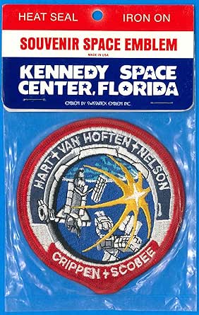 Amazon.com: Patch 4 inch Space Shuttle Challenger Mission STS-41C - MOC 1984 Vintage NASA ...