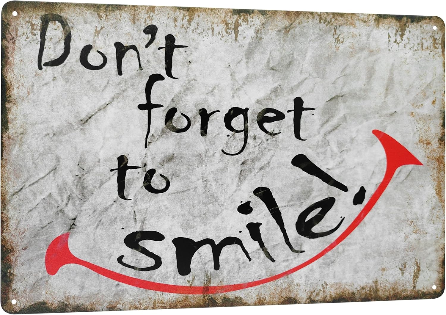 Amazon.com: Dont Forget to Smile Joker Tin Sign Art Joker Decor, Batman ...