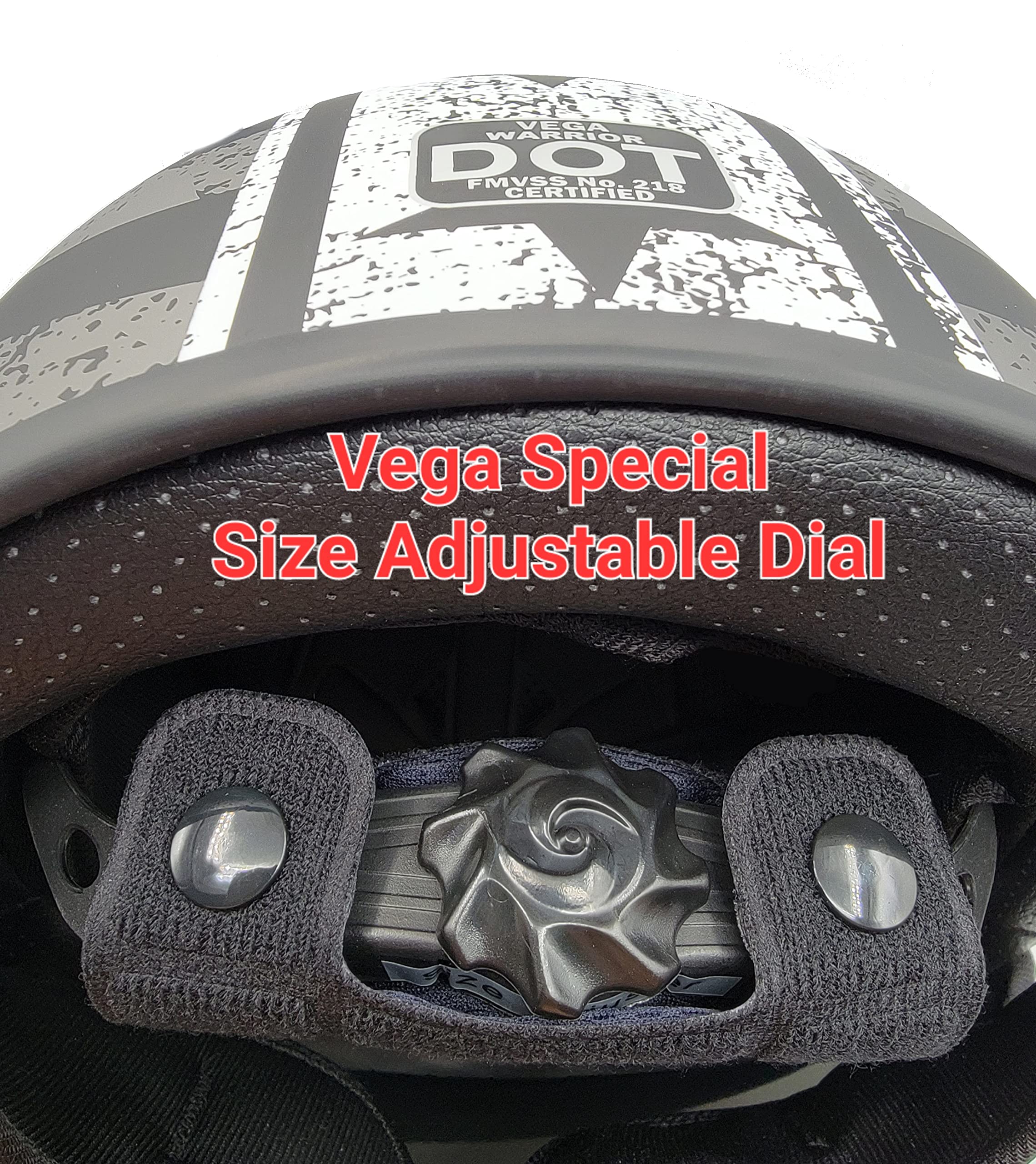 Snapklik.com : Vega Helmets Unisex Adult Half Size Motorcycle Helmet