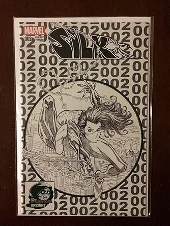 Silk 2015 #1 Phantom B&W Variant Marvel comic book. at Amazon's ...