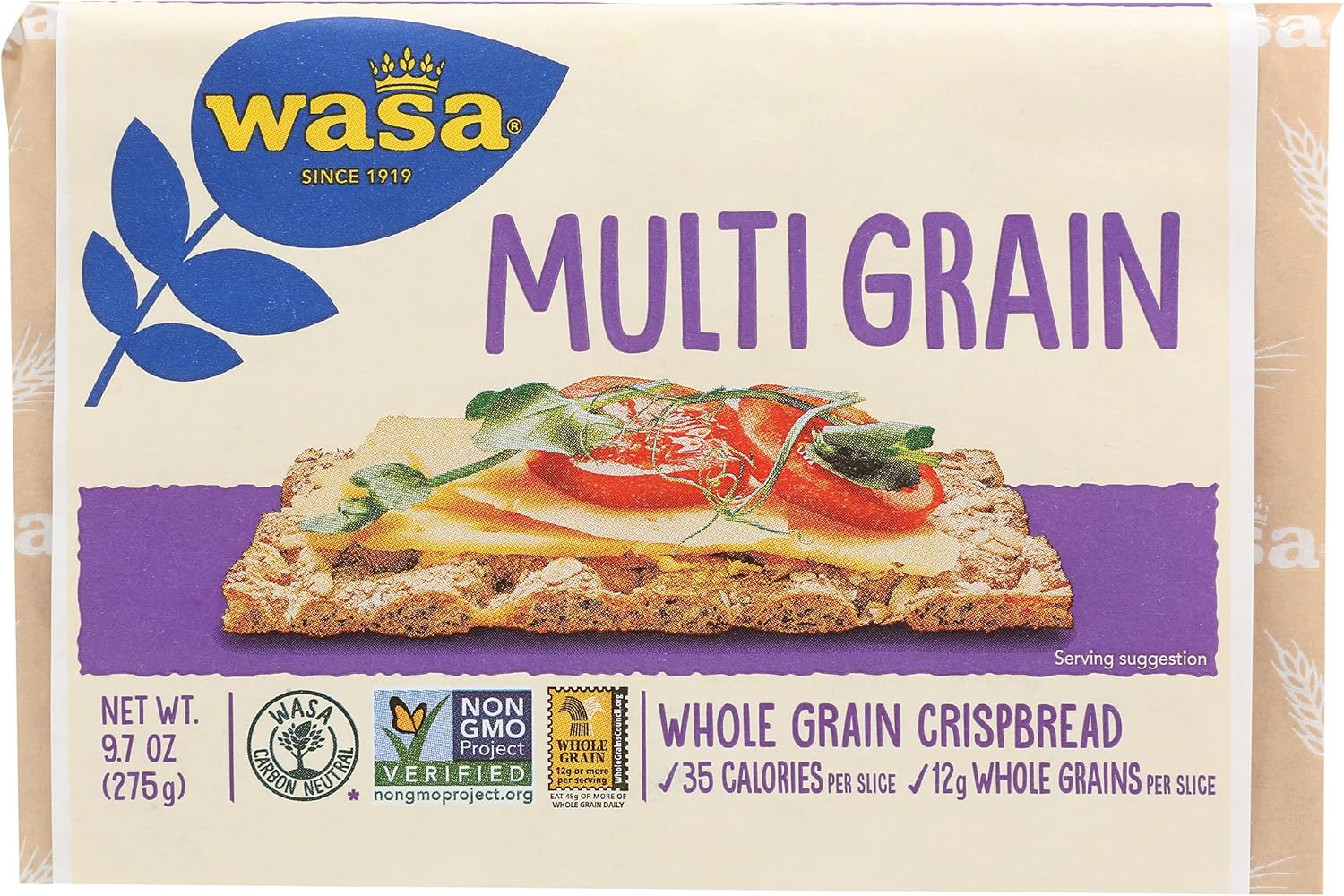 Wasa Multigrain Whole Grain Crispbread, 9.7 Ounce : Amazon.com.mx ...