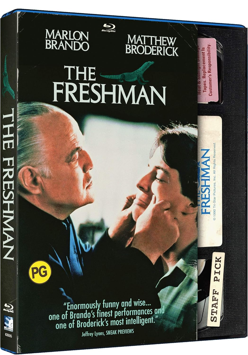 Amazon.com: The Freshman - Retro VHS [Blu-ray] : Marlon Brando, Matthew ...