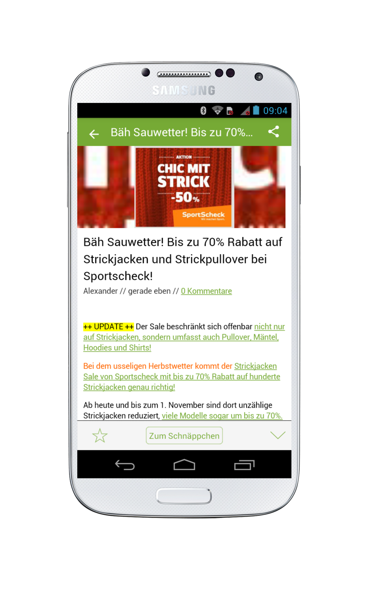 Snipz - your deal App - App on the Amazon Appstore