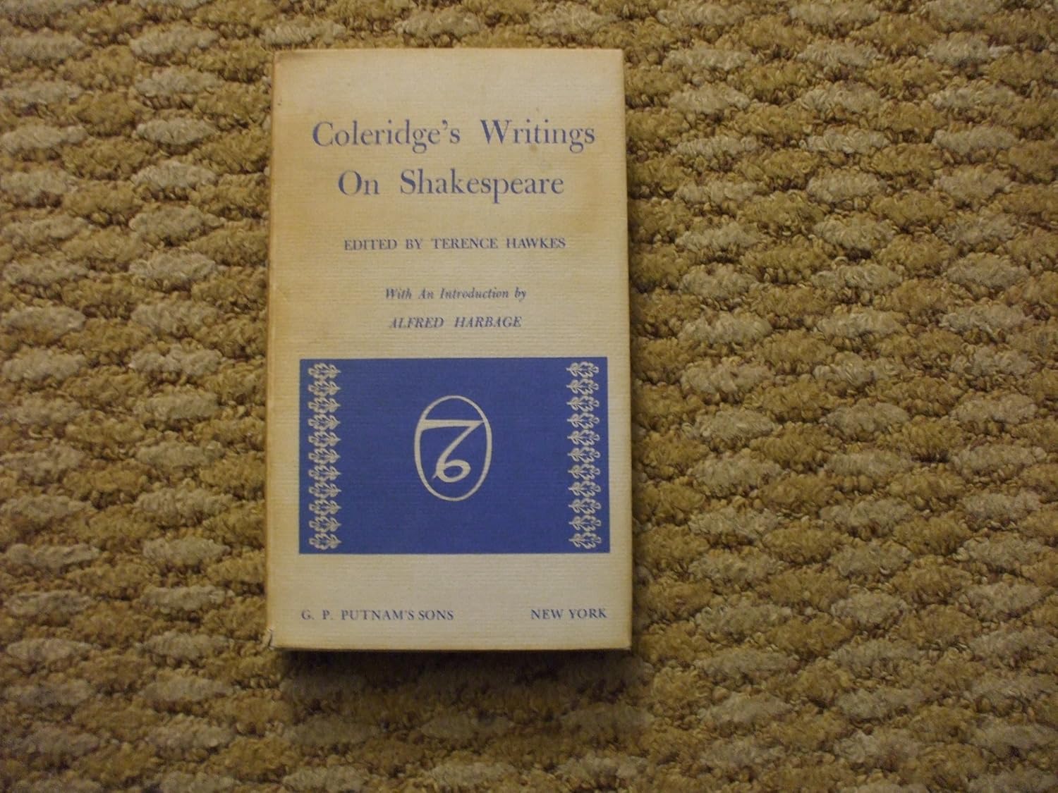 Coleridge's Writings on Shakespeare: Terence Hawkes: Amazon.com: Books