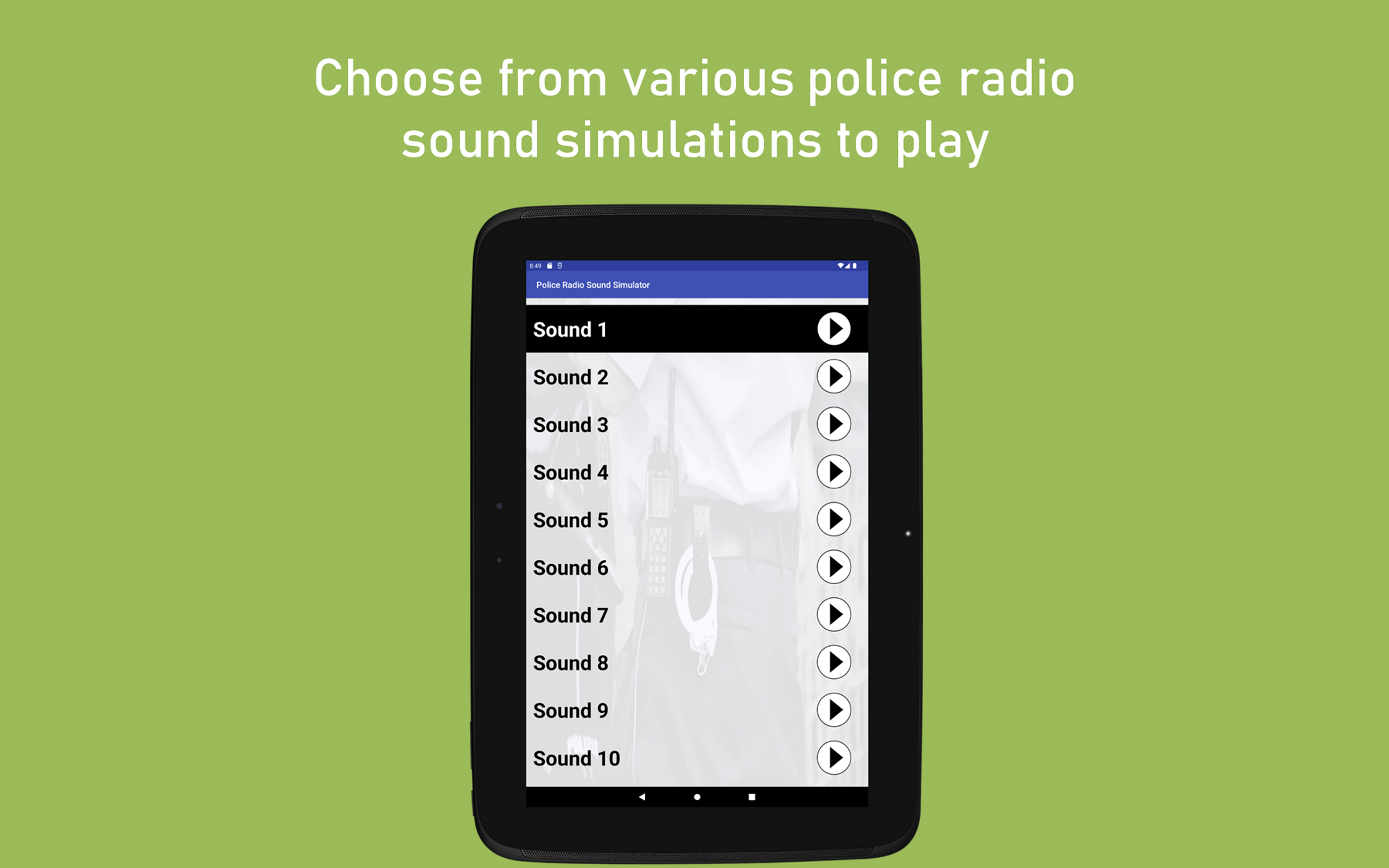 Police Radio Sound Simulator - App on Amazon Appstore