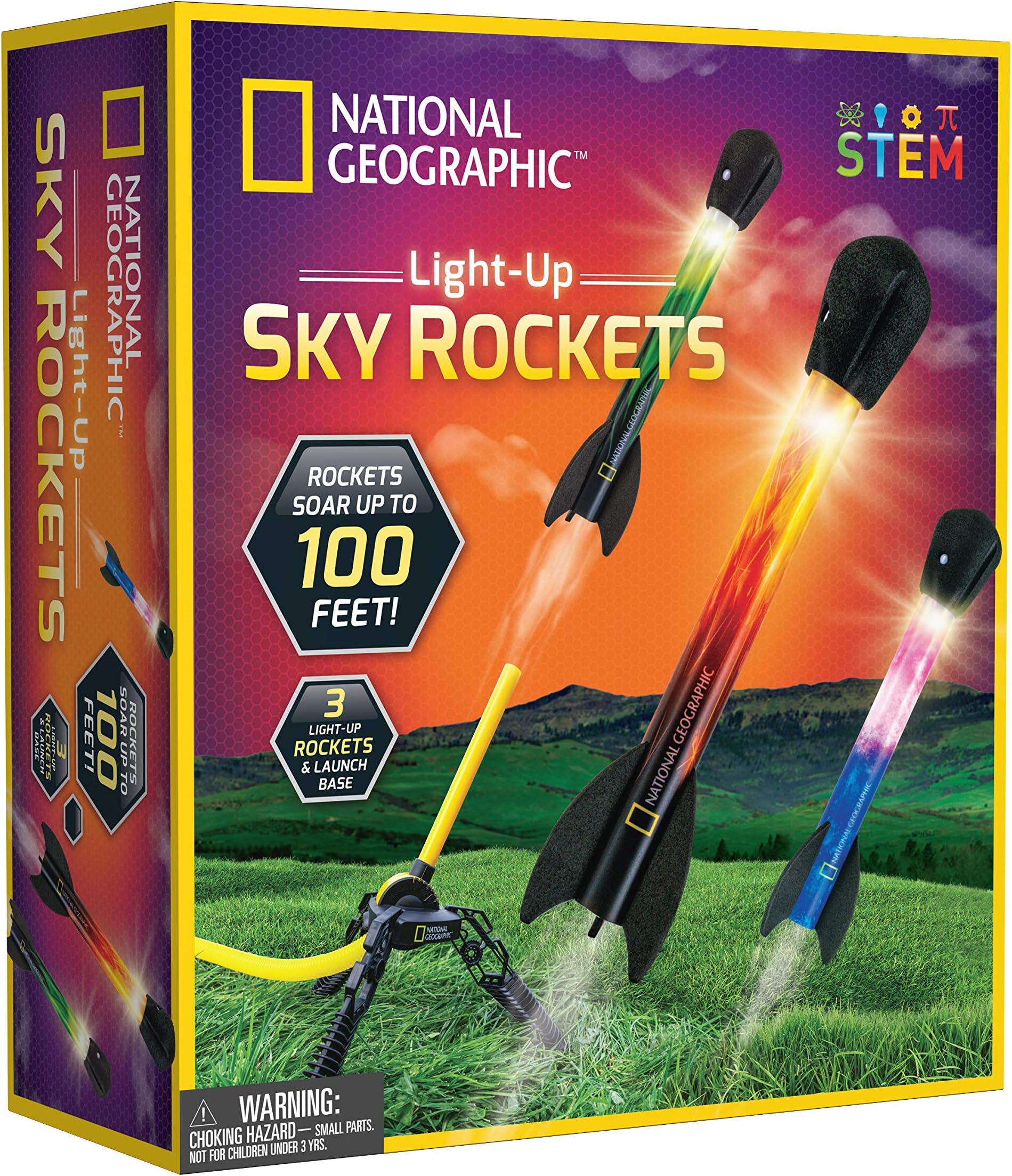 NATIONAL GEOGRAPHIC Rocket Launcher for Kids – Patent-Pending Motorized ...