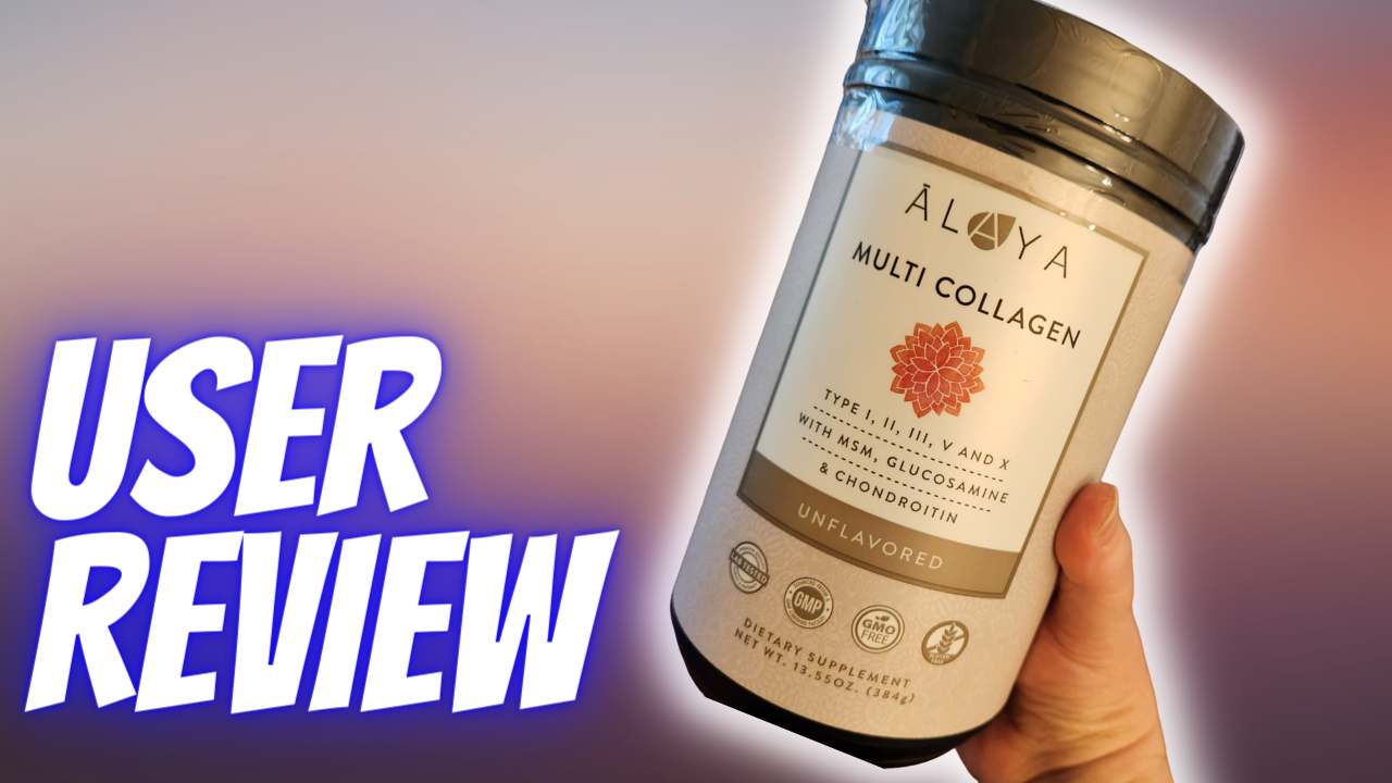 Watch User Review& Alaya Multi Collagen Powder Unflavored on Amazon Live