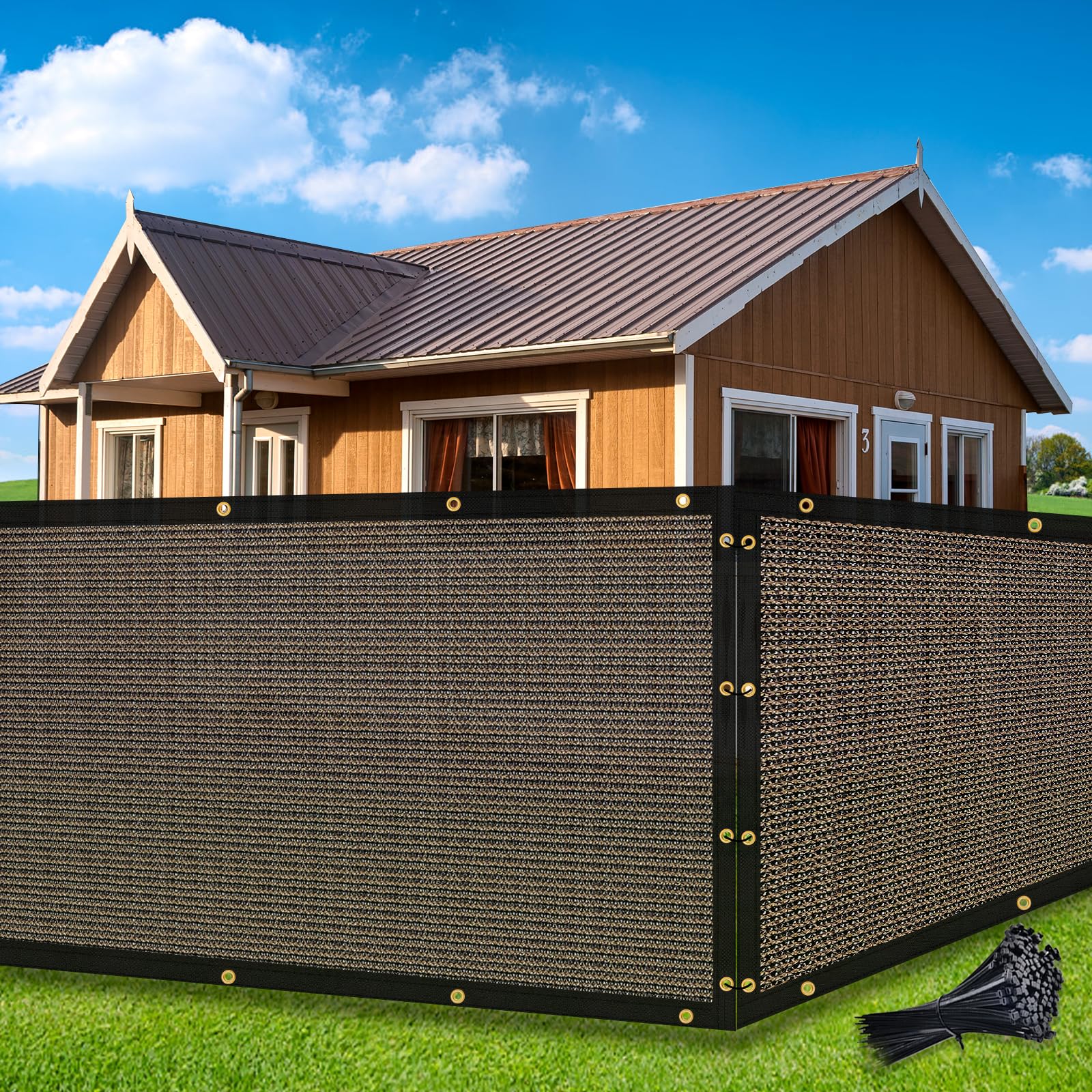 Snapklik.com : Amagenix 6X42 Custom Size Privacy Screen Fence Heavy ...