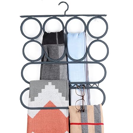 Amazon.com: Scarf Hanger ~ Multiple Purpose Holder for Closet ~ Clutter ...