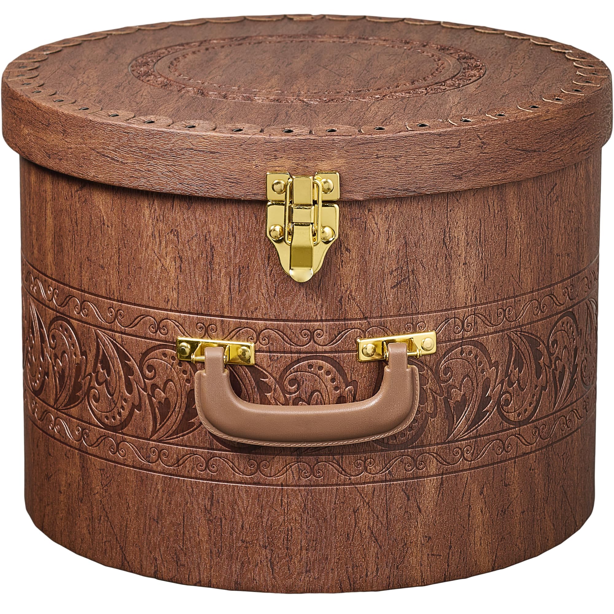 Amazon.com - Creative Scents Large Hat Box for Men & Women Storage ...