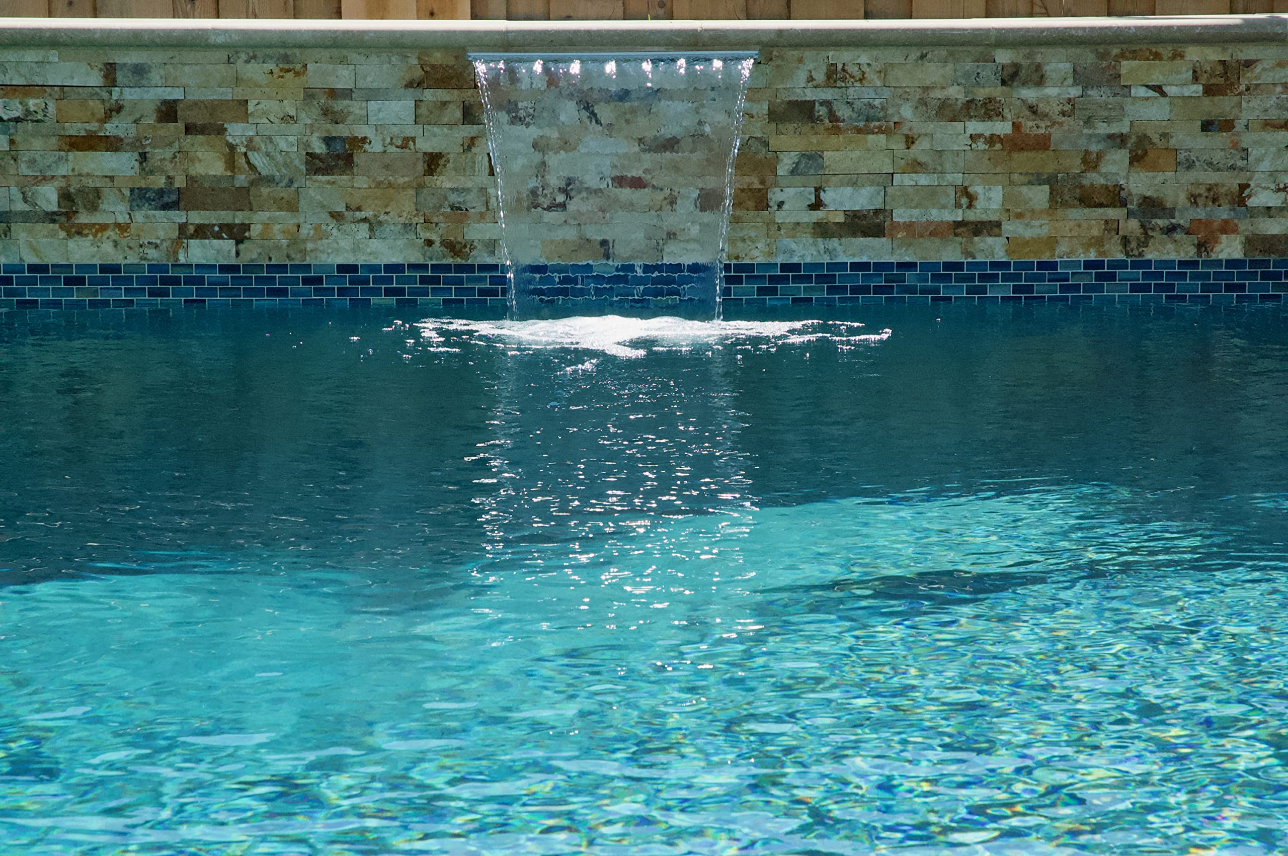 Pool Sheer Descent Waterfalls The Hampton | Mahwah, NJ | The Pool Boss