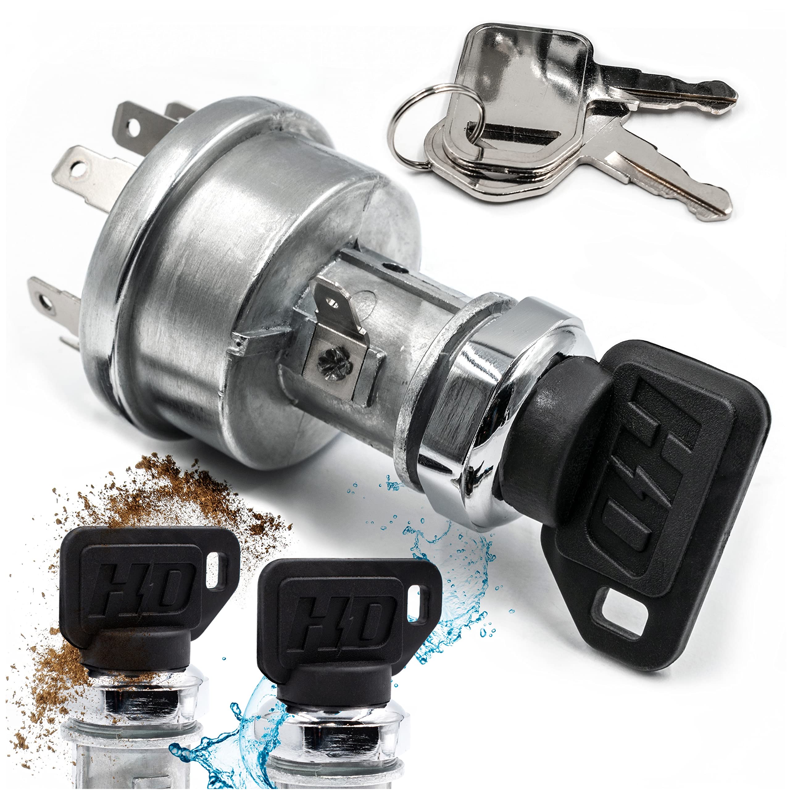 Amazon.com: HD Switch Premium Ignition Key Switch fits John Deere ...