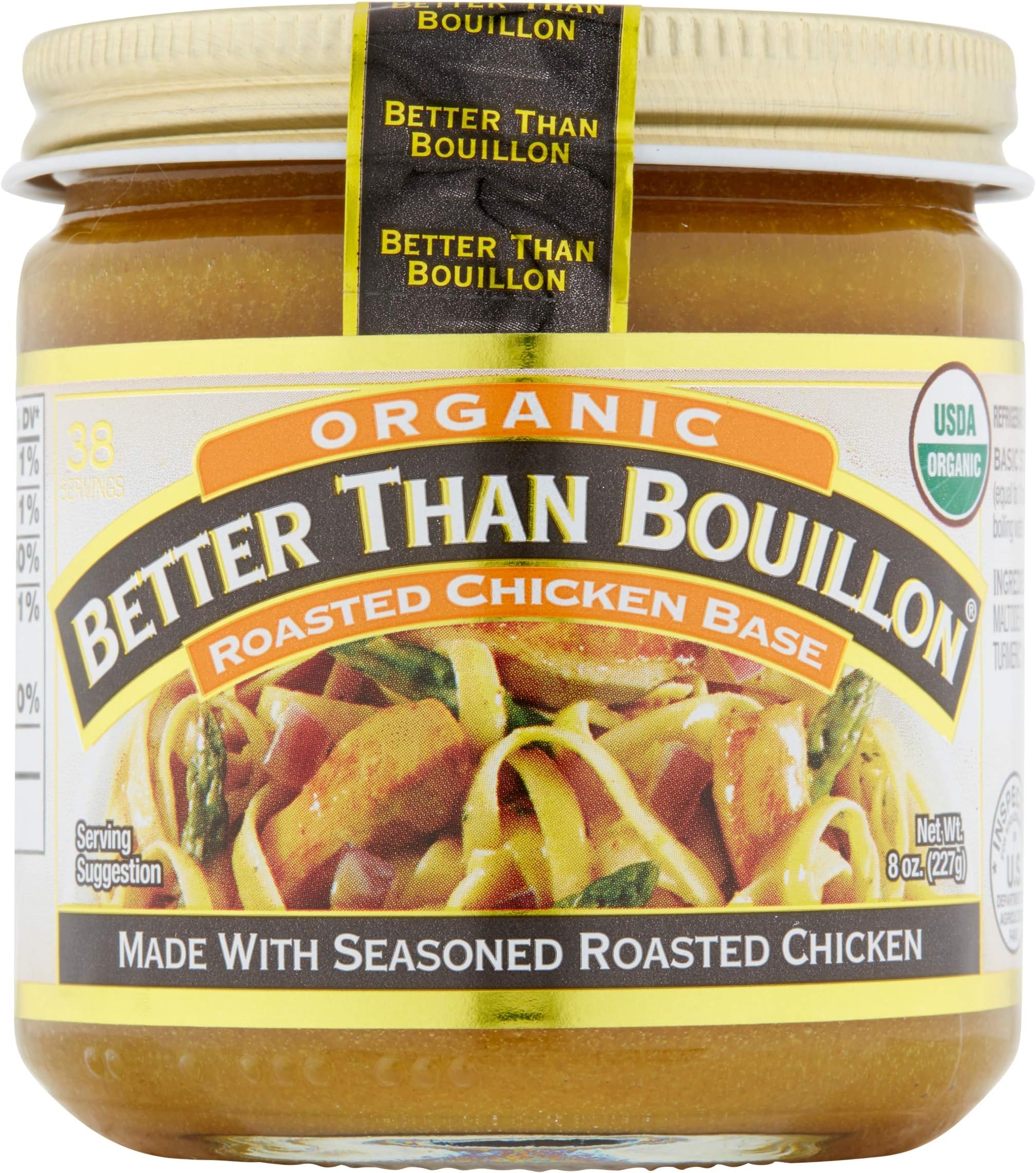 Amazon.com : Better Than Bouillon Organic Roasted Chicken Base, 8 oz ...