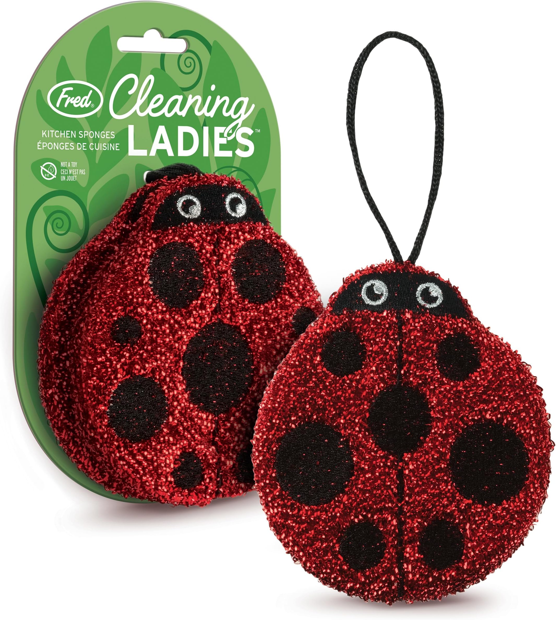 Amazon.com: Genuine Fred Cleaning Ladies Ladybug Sponges, Set of 2 ...