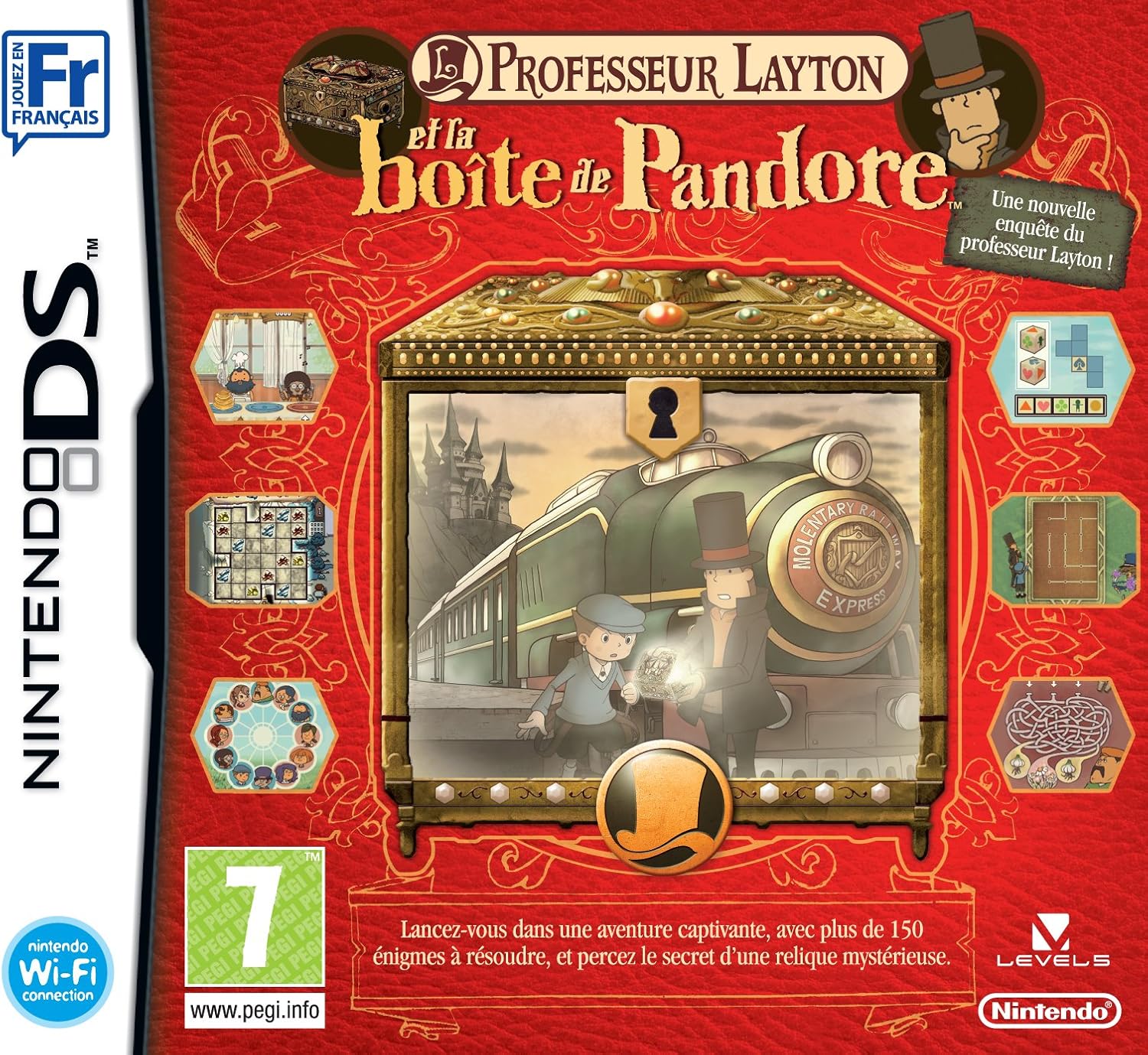 Professor Layton and the Diabolical Box - French Only - Nintendo DS ...