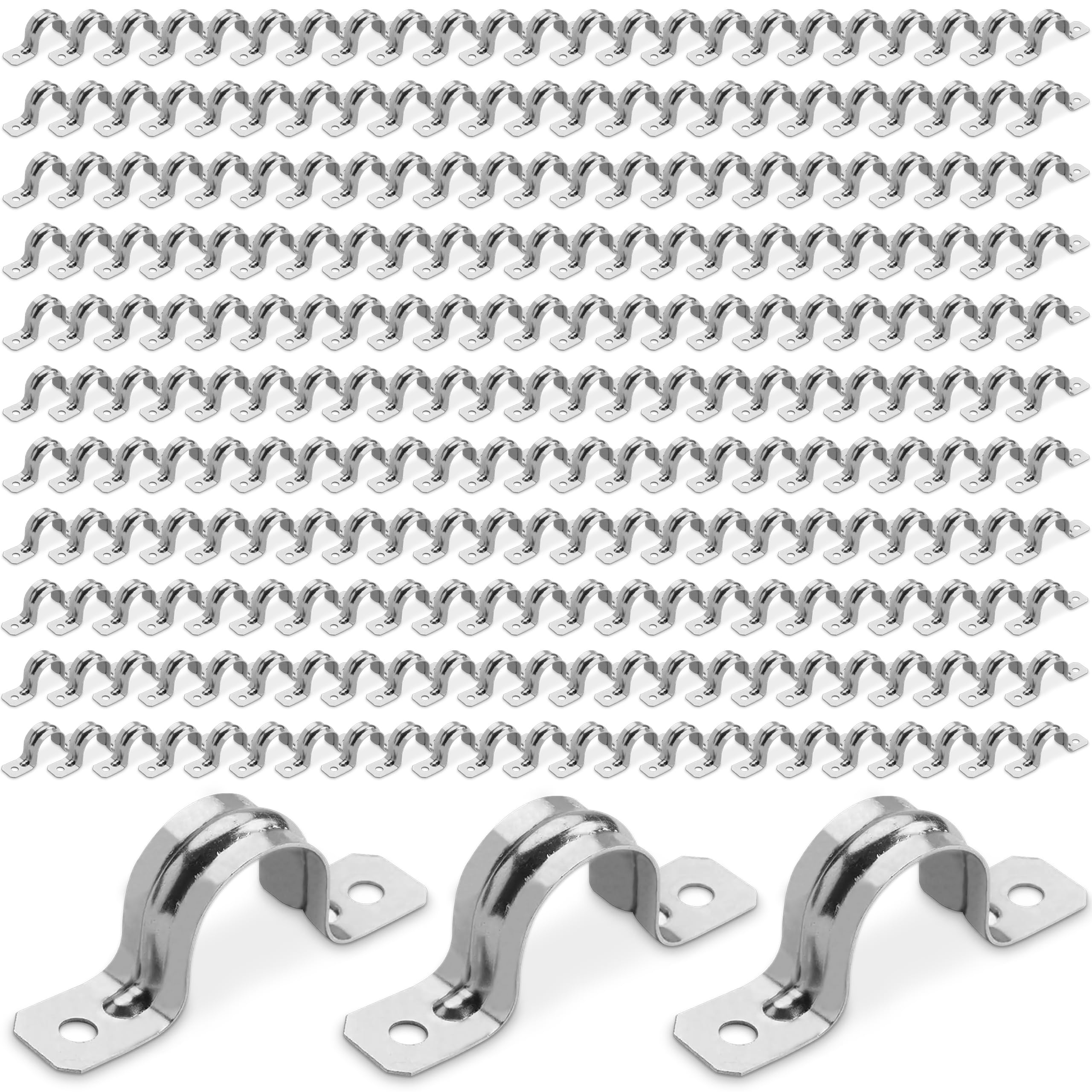 OhLectric Pipe Support Strap - Steel Pipe Strap with 2 Holes - Heavy ...