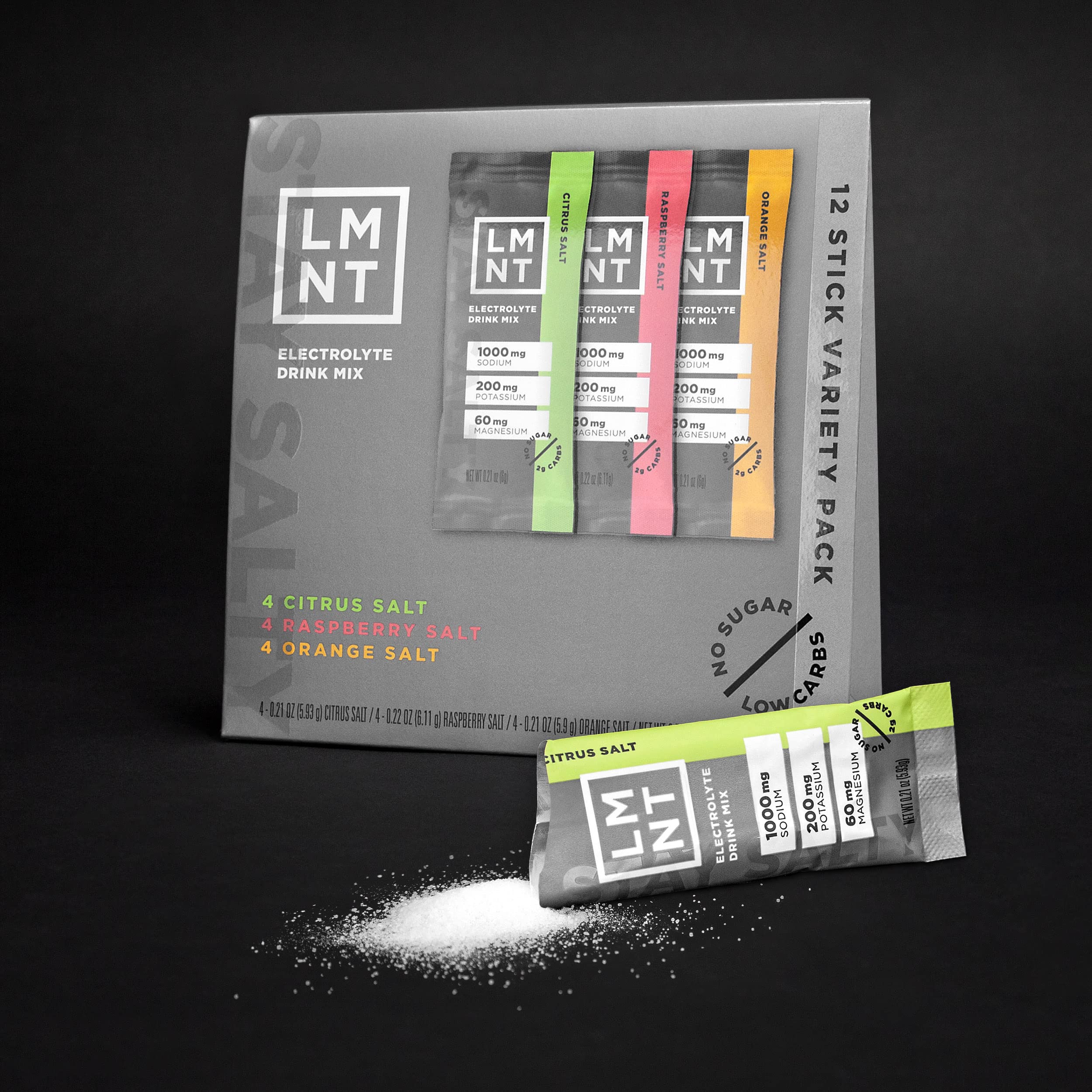 Snapklik.com : LMNT Zero-Sugar Electrolytes - Variety Salt - Hydration ...
