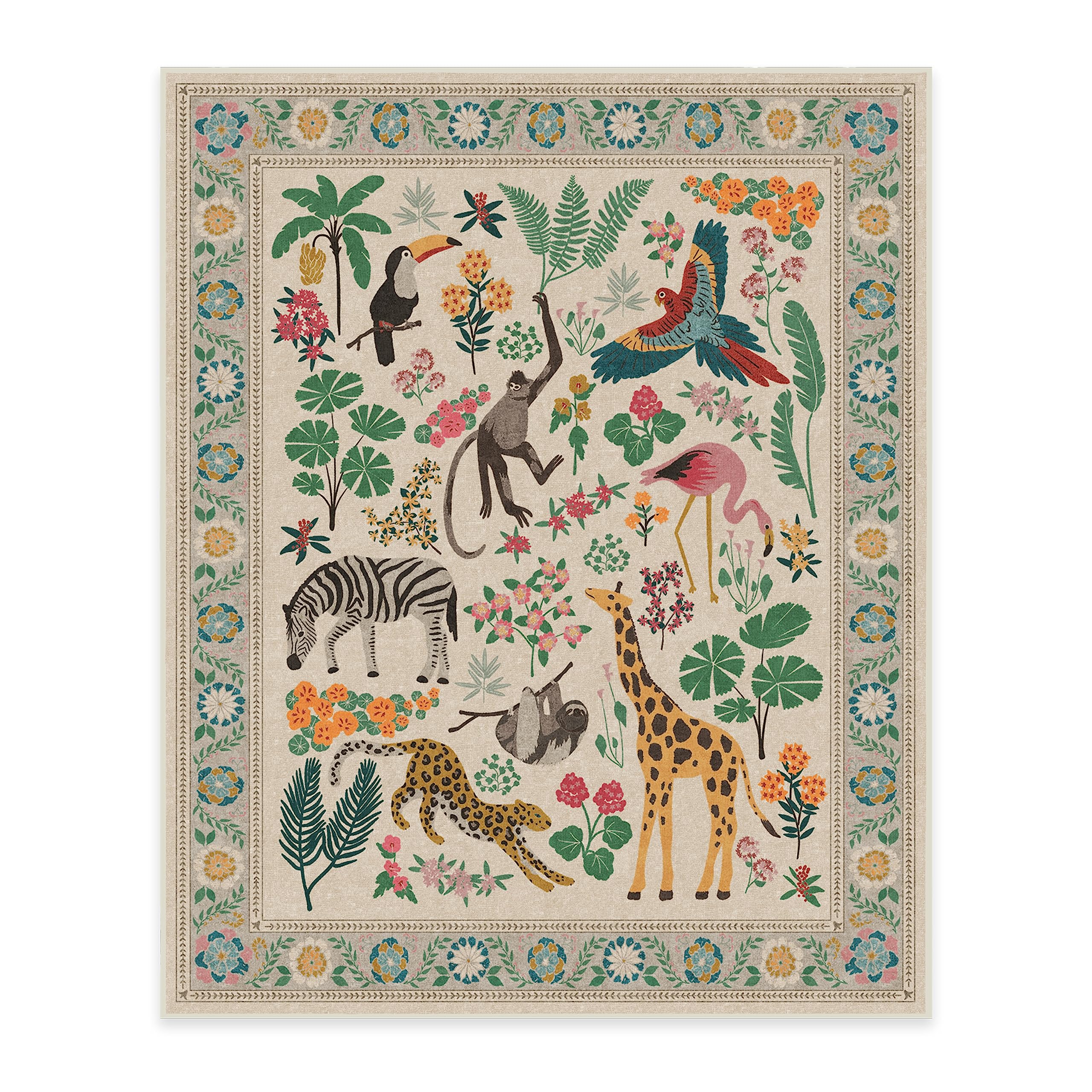 Amazon.com: RUGGABLE x Iris Apfel Washable Rug - Perfect Modern Area ...