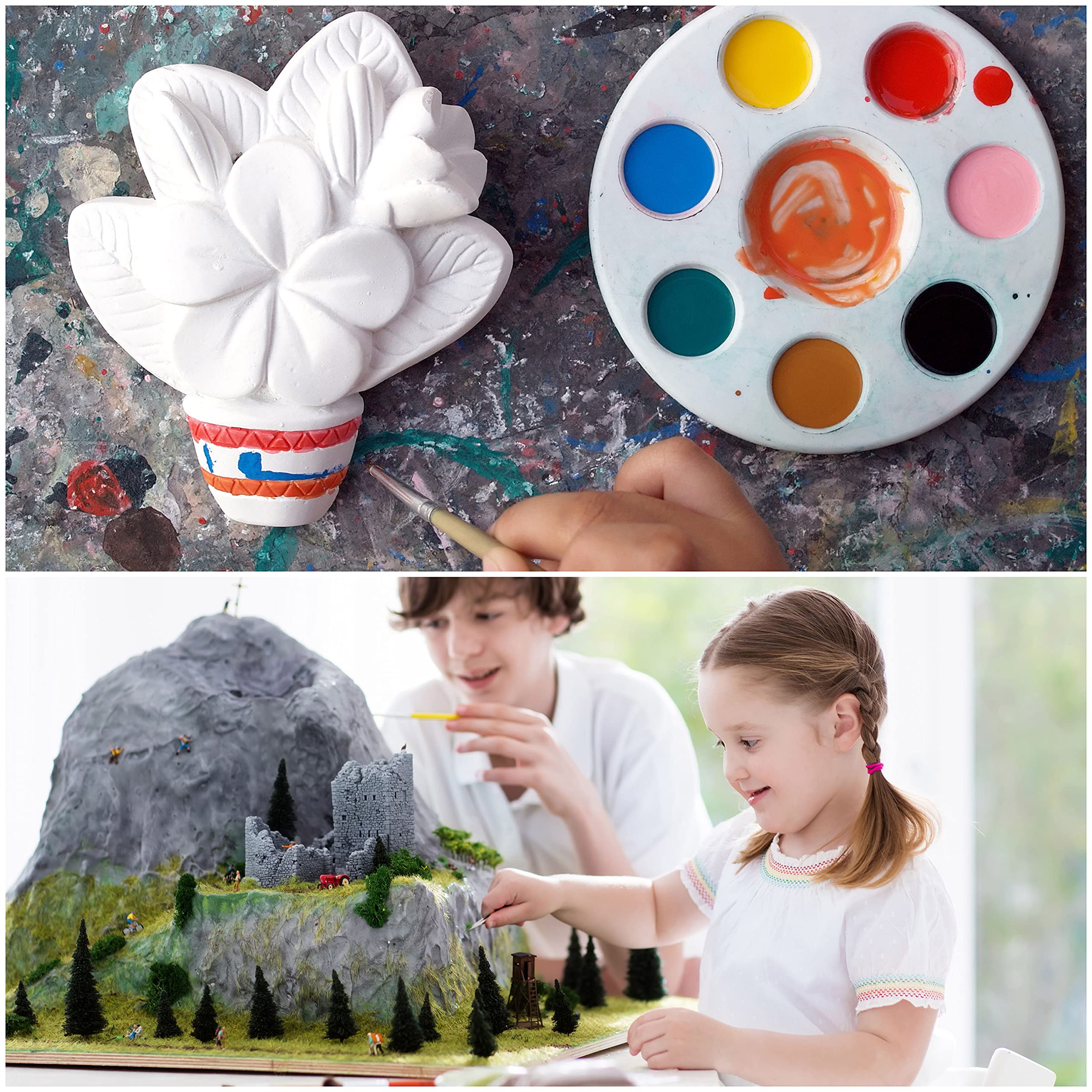 Buy Belle Vous Modelling Plaster Cloth Rolls (4 Pack) - 15cm x 4.57m/5. ...