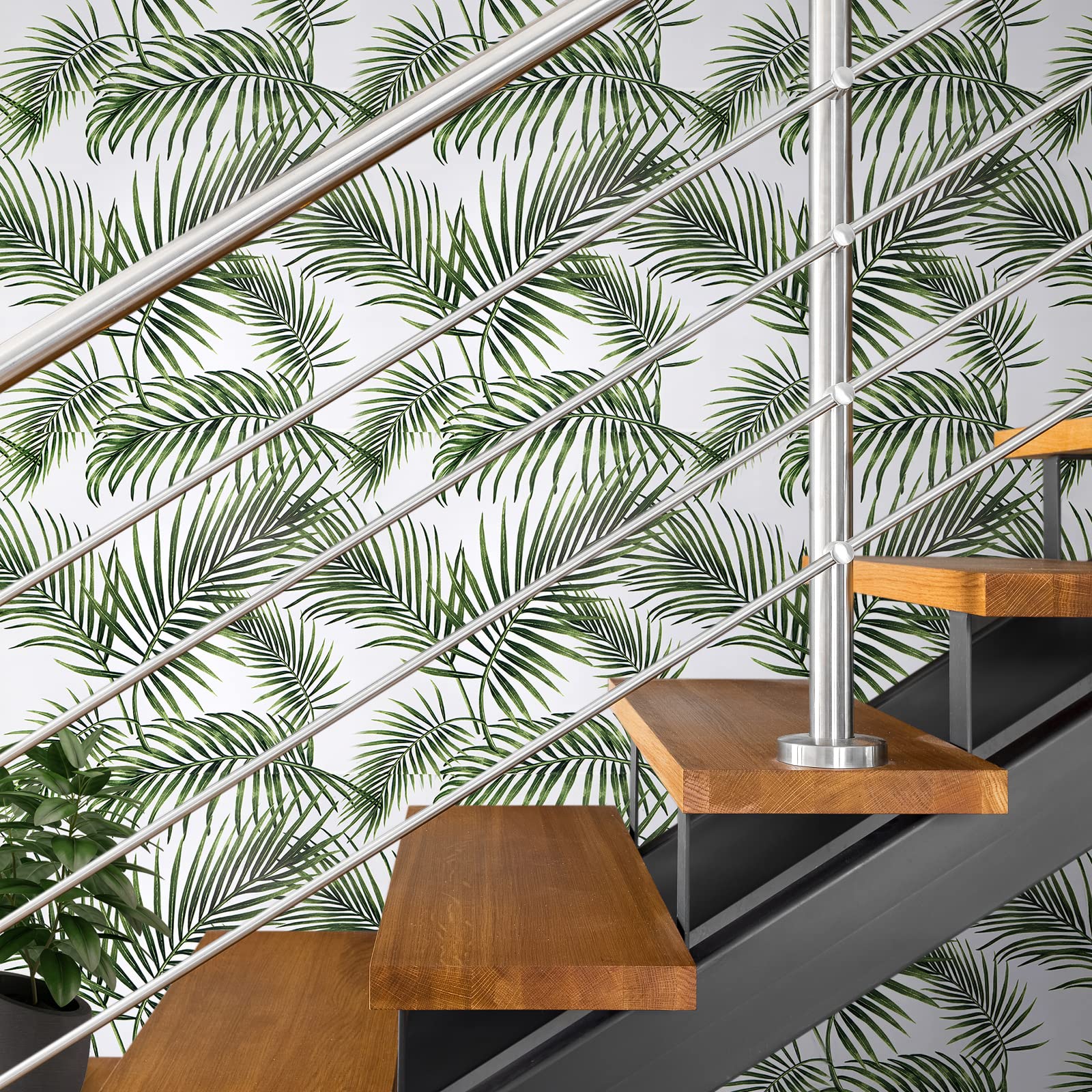Buy Hode Self Adhesive Wallpaper Green Leaf Contact Paper 45cm X 2m Sticky Back Plastic Roll PVC buy-hode-self-adhesive-wallpaper-green-leaf-contact-paper-45cm-x-2m-sticky-back-plastic-roll-pvc