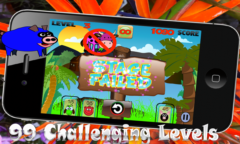 Bad Farm with Angry Animals ( Monkey, Cow, Sheep, Pigs, Chicken ) Space ...