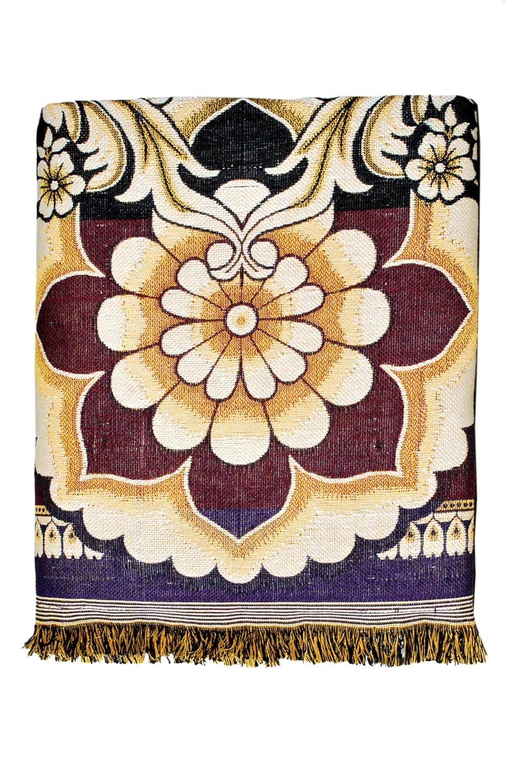 Buy Gangji SOLAPUR CHADDAR / BLANKET / CARPET / GALICHA IN PURE COTTON ...