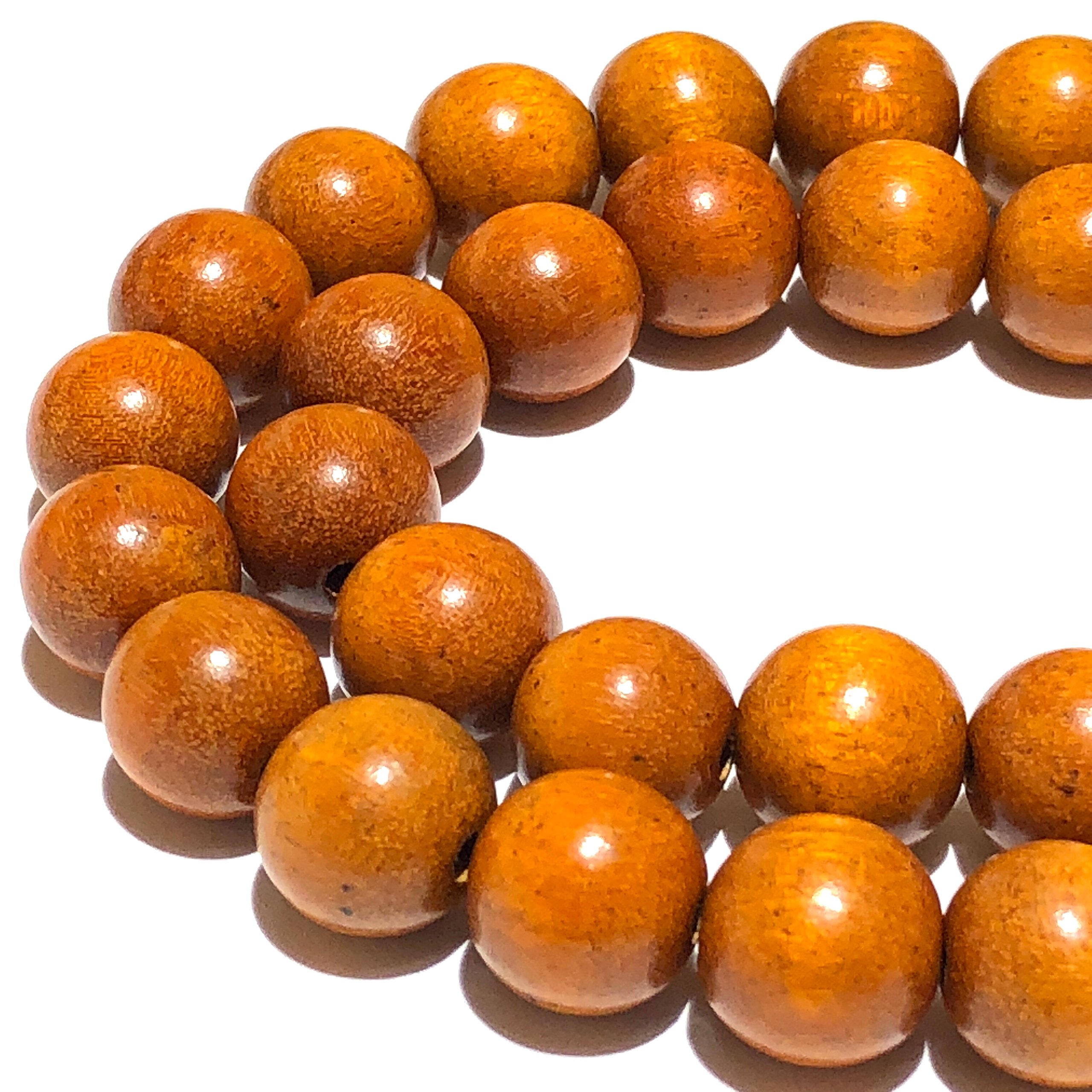 Amazon.com: ABCGEMS Vermilion Sibucao Wood Beads AKA Caesalpinia Sappan ...
