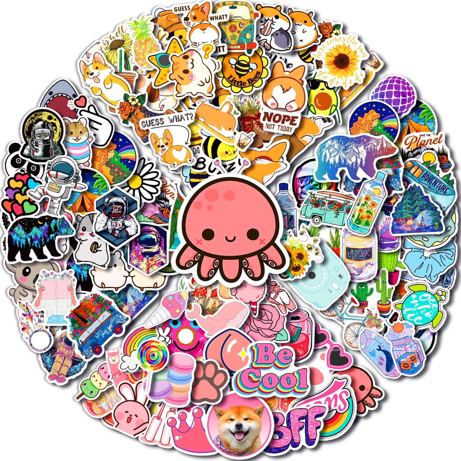 Amazon.com: 1000 PCS Stickers for Kids, Stickers for Water Bottles ...
