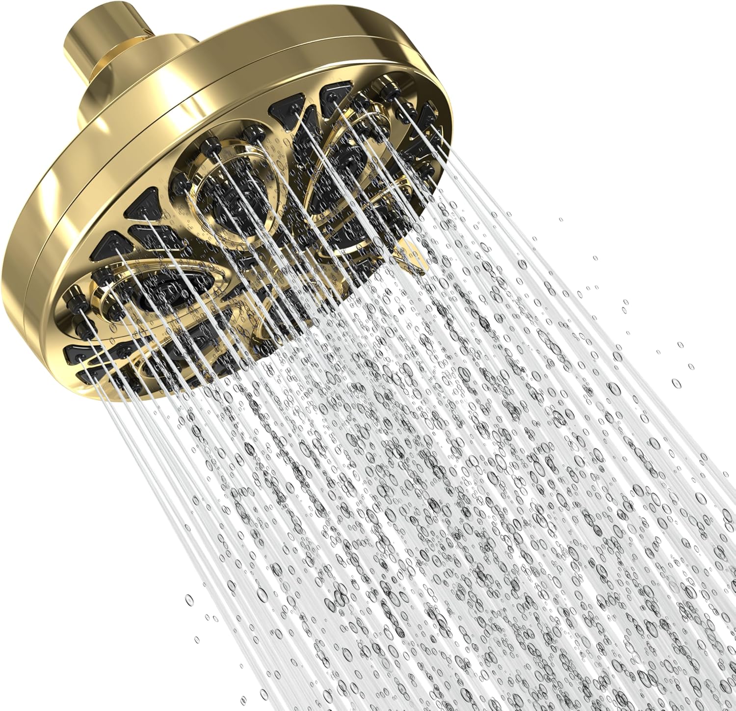 SparkPod Rain Showerhead with 8 Spray Settings - High Pressure Shower ...