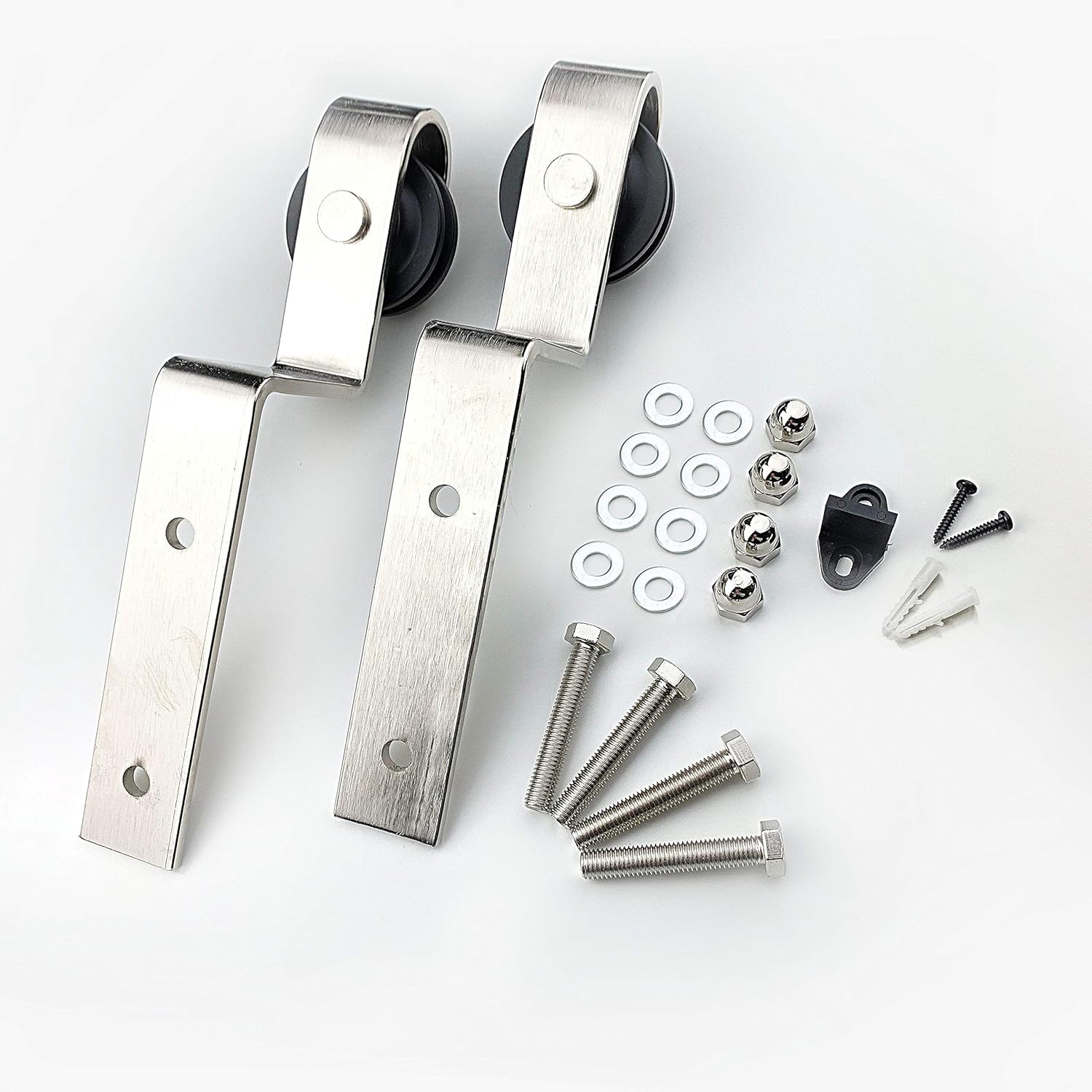 Amazon.com: Homacer Brushed Nickel Extra Bent Roller Set, Includes Two ...