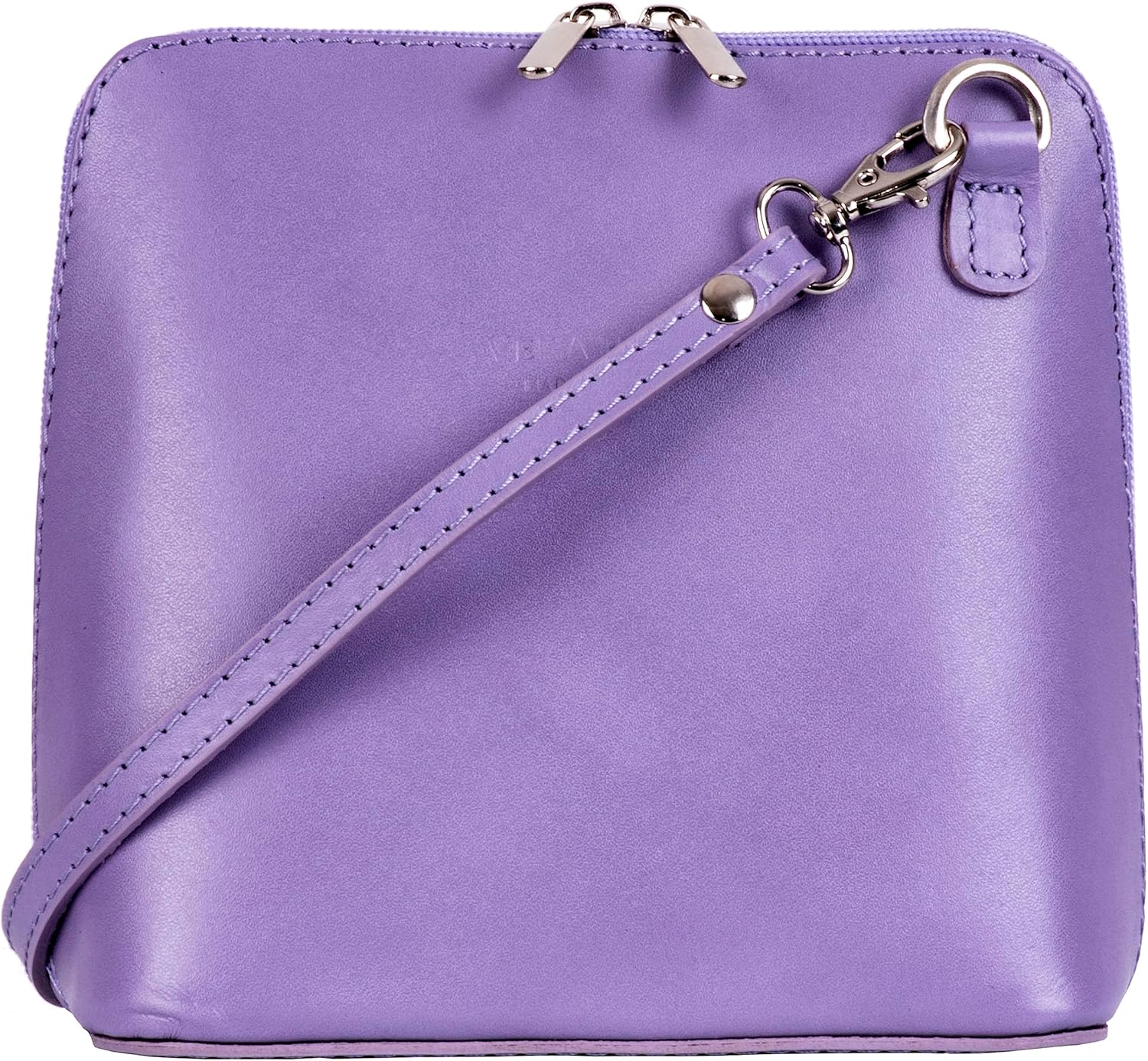 PRIMO SACCHI Ladies Italian Leather Lilac Small/Micro Cross Body Bag or ...