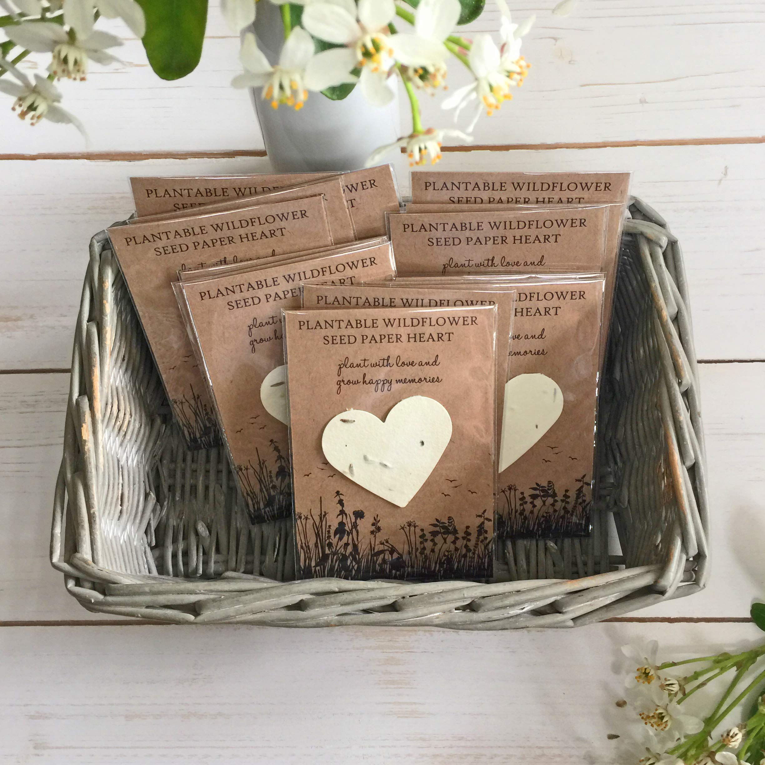 Funeral Seed Paper Favors